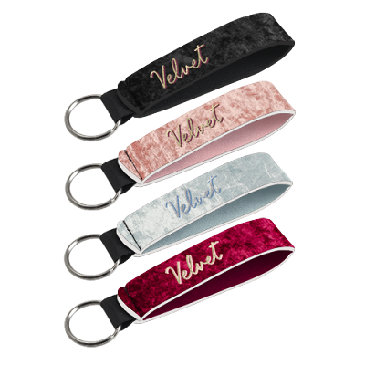 Velvet Keychain - Custom Branded Promotional Keychains - Swag.com