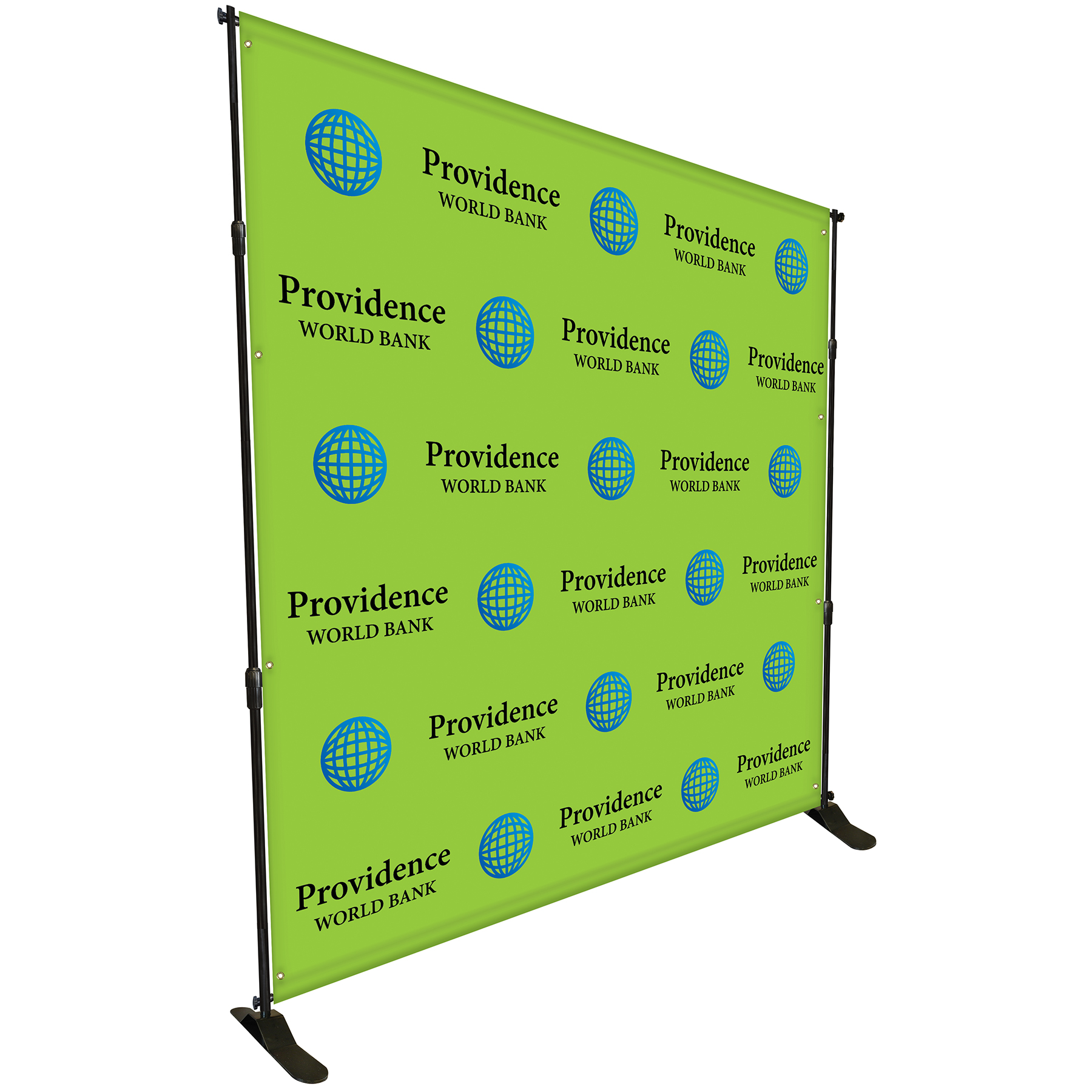 8'x8' Backdrop Banner Set - Custom Branded Promotional Trade Shows ...
