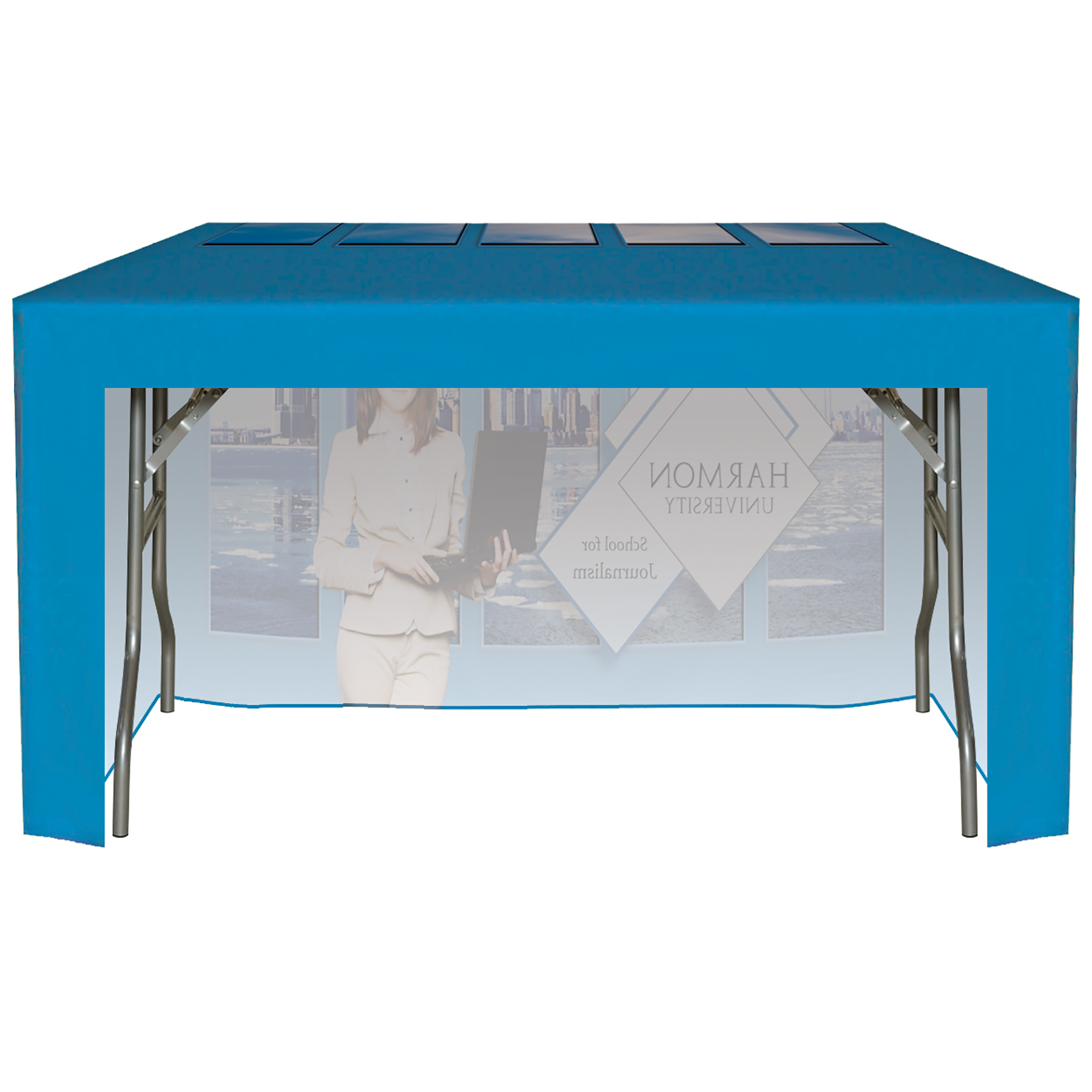 Open Back Table Cloth - Custom Branded Promotional Table Cloths - Swag.com