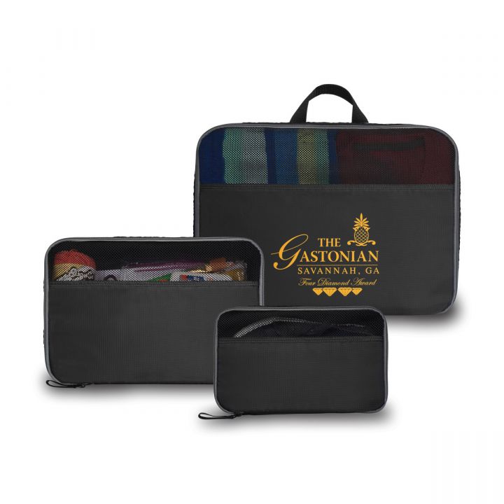 Jetsetter 3 Piece Packing Cube Set - Custom Branded Promotional Travel ...