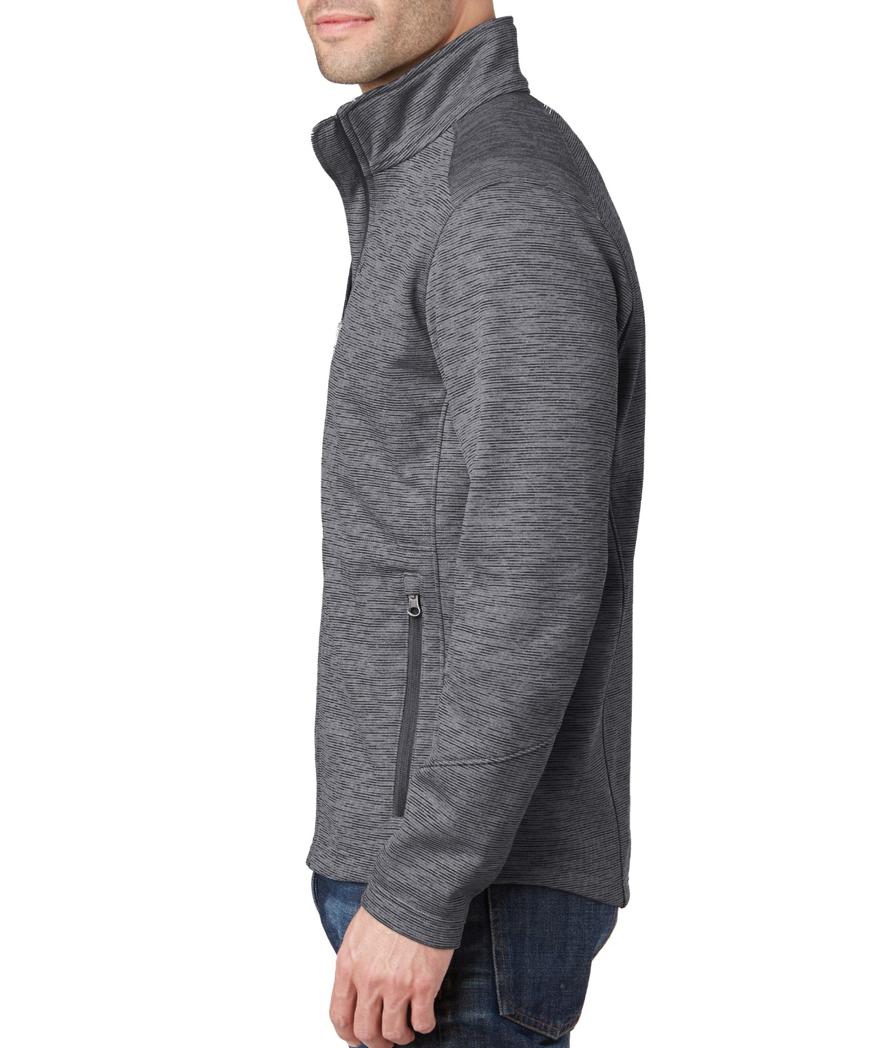 Port Authority Unisex Stripe Fleece Jacket - Custom Branded Promotional ...