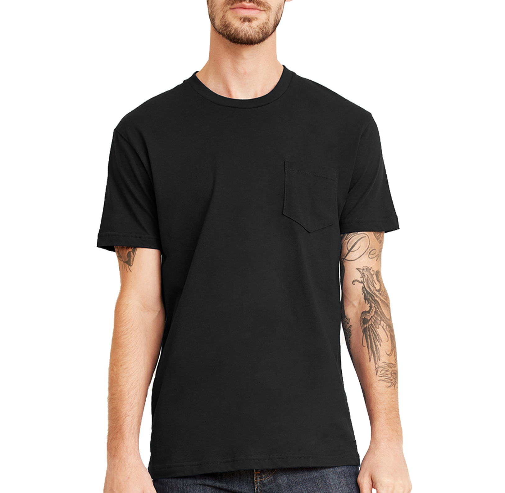 Next Level Apparel Pocket Crew T-Shirt - Custom Branded Promotional ...