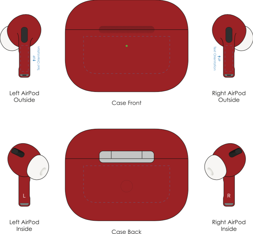 Painted Apple AirPods - Custom Branded Promotional Apple AirPods - Swag.com