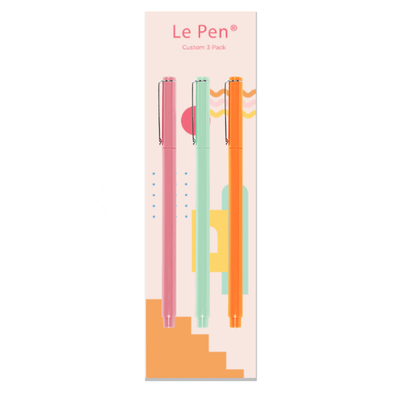 Le Pen 3-Pack - Custom Branded Promotional Pens - Swag.com