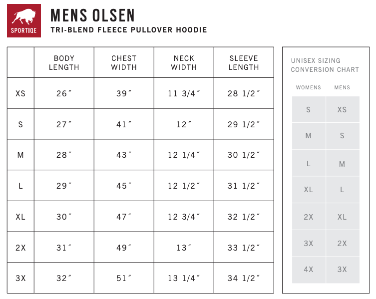 Sportiqe Unisex Olsen Hoodie - Custom Branded Promotional Sweatshirts ...