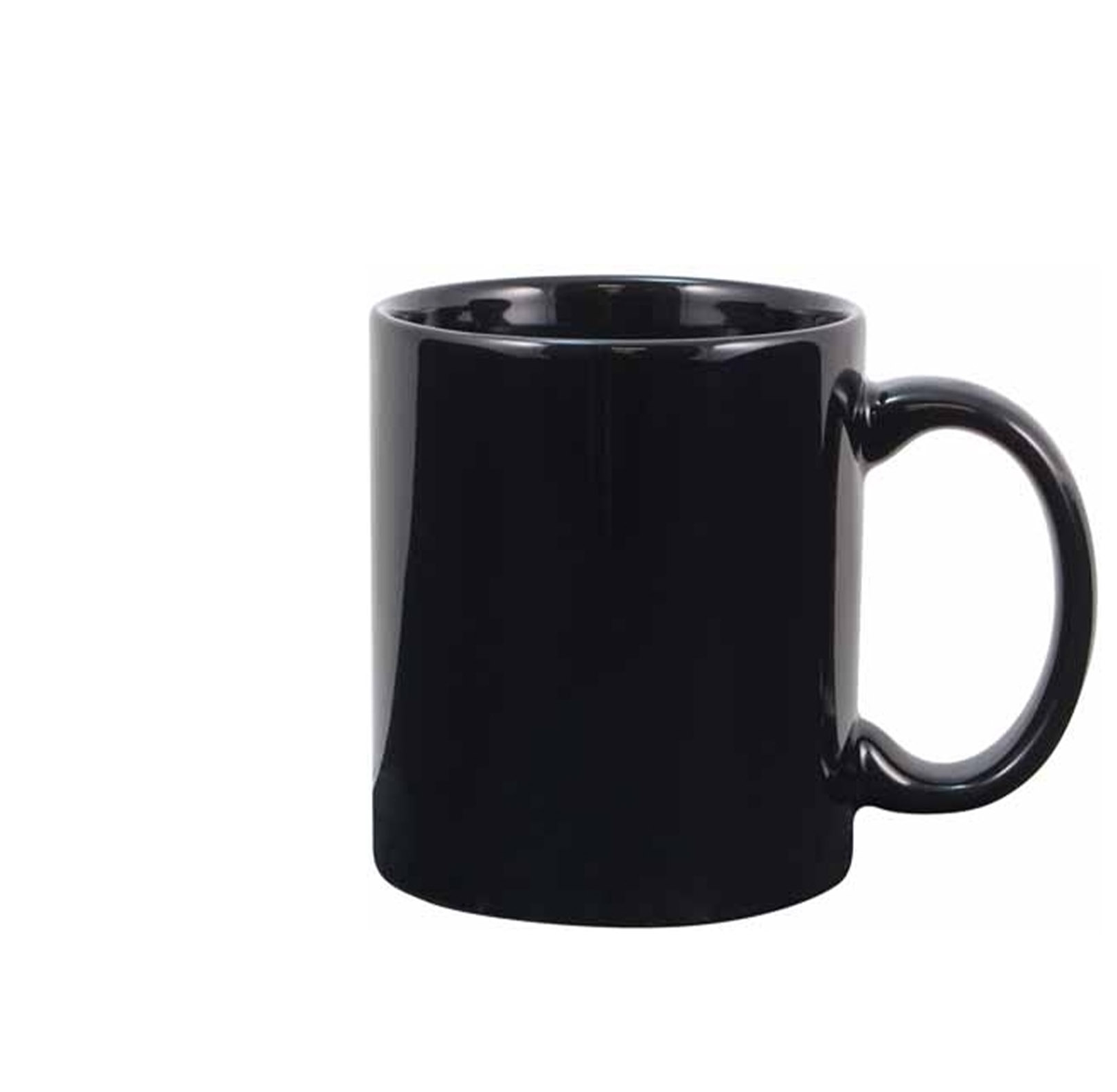 11 Oz. Custom Black Mug - Custom Branded Promotional Mugs - Swag.com
