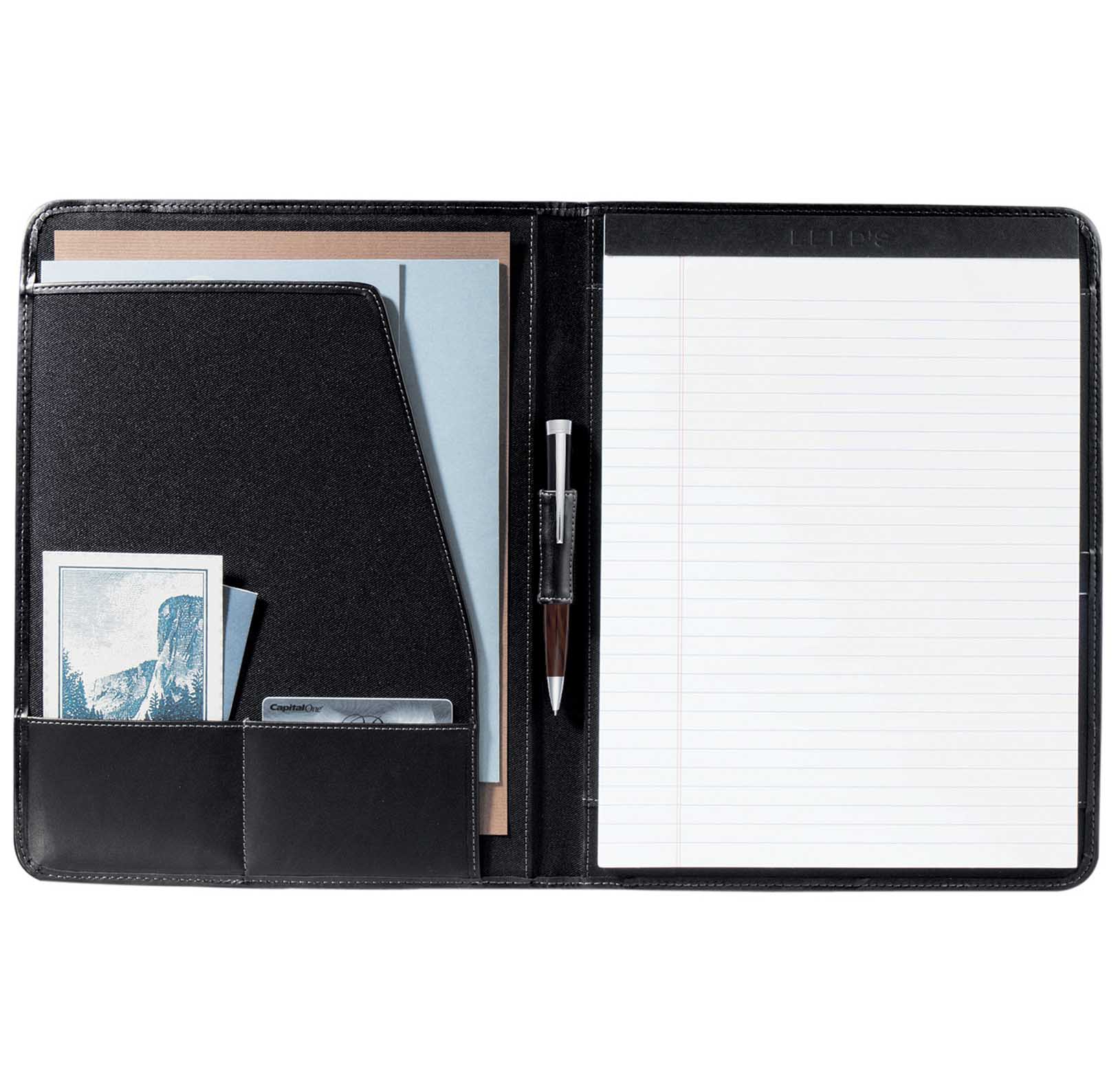Leather Writing Pad - Custom Branded Promotional Notebooks - Swag.com