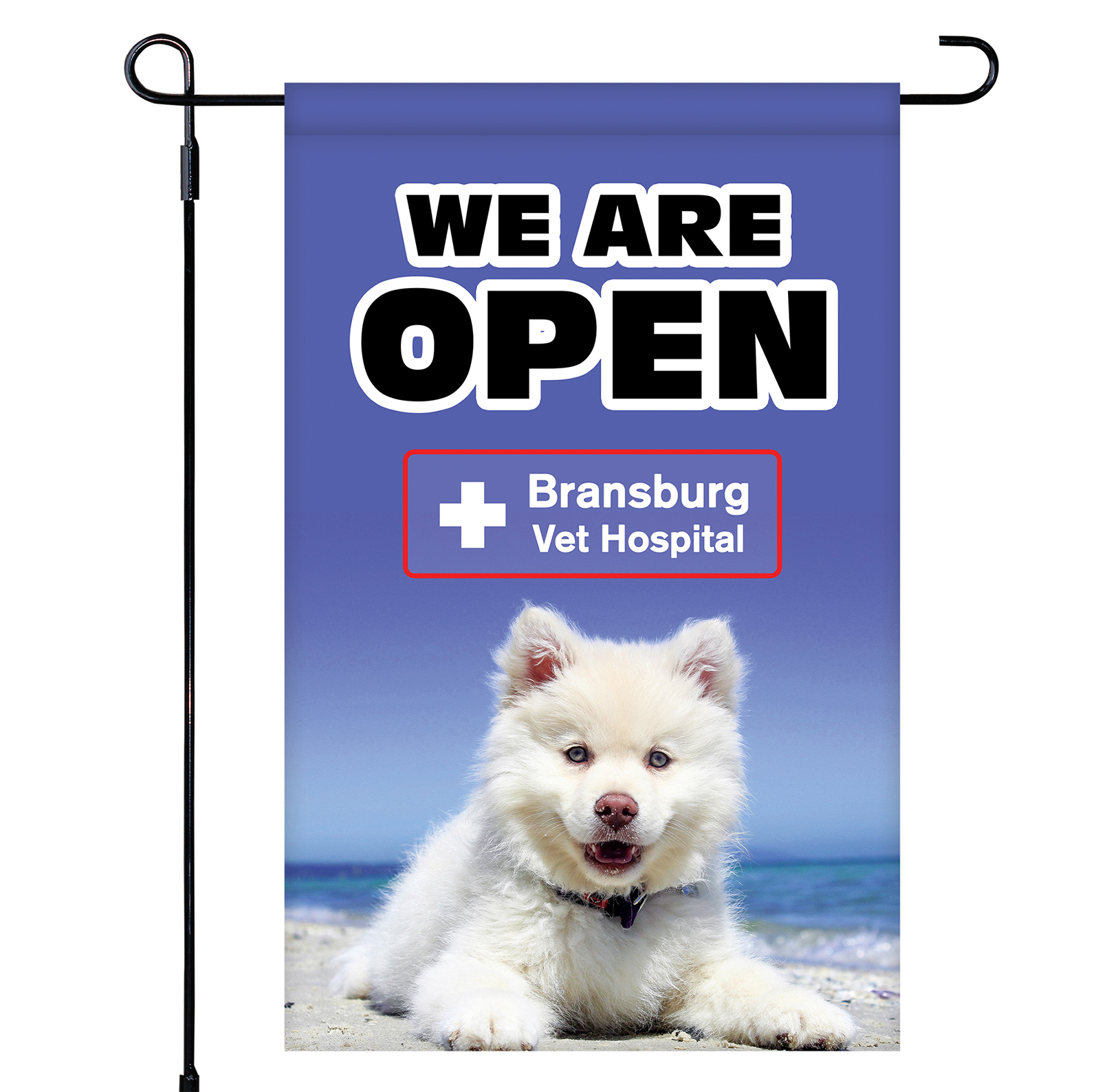 12'' x 18'' Garden Banner - Custom Branded Promotional Banners - Swag.com