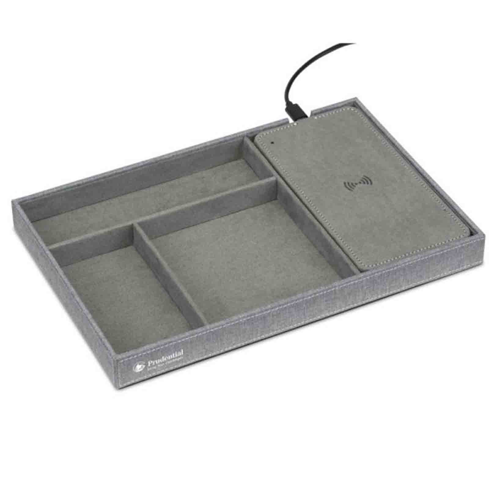 Charging Accessory Tray - Custom Branded Promotional Chargers - Swag.com