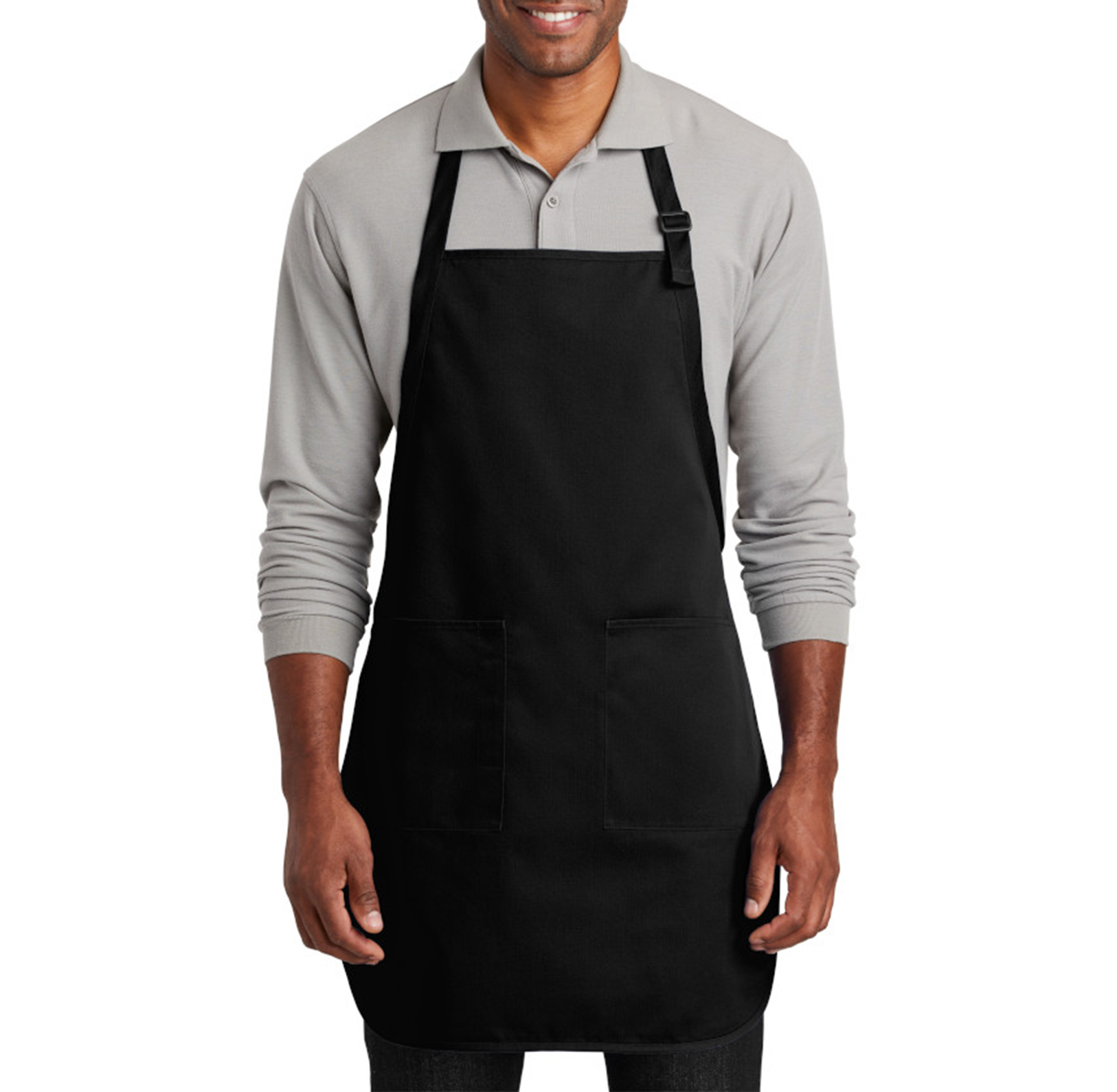 Port Authority Two-Pocket Bib Apron - Custom Branded Promotional Aprons ...