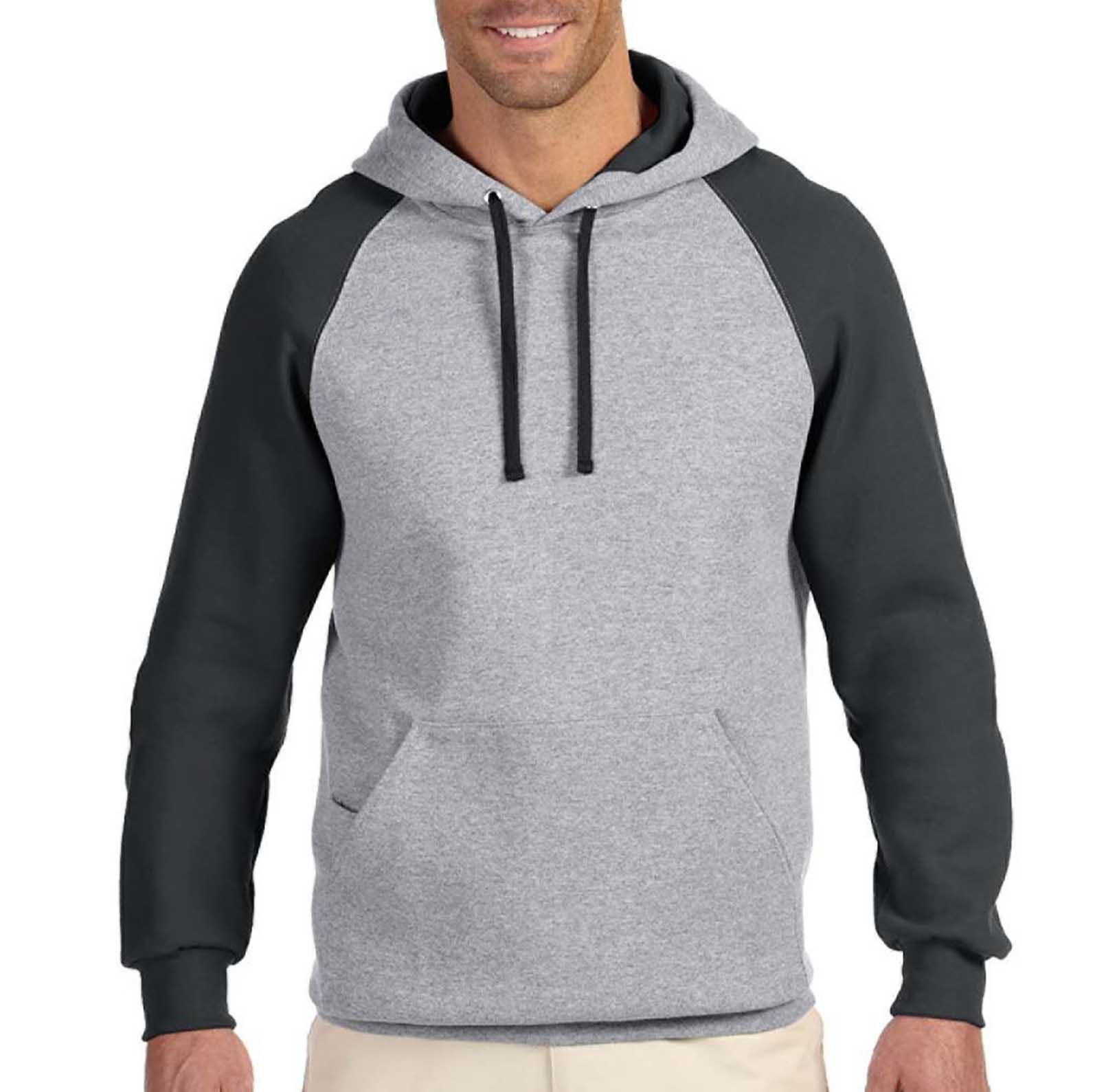 Jerzees Unisex NuBlend Colorblock Raglan Pullover Hoodie - Custom ...