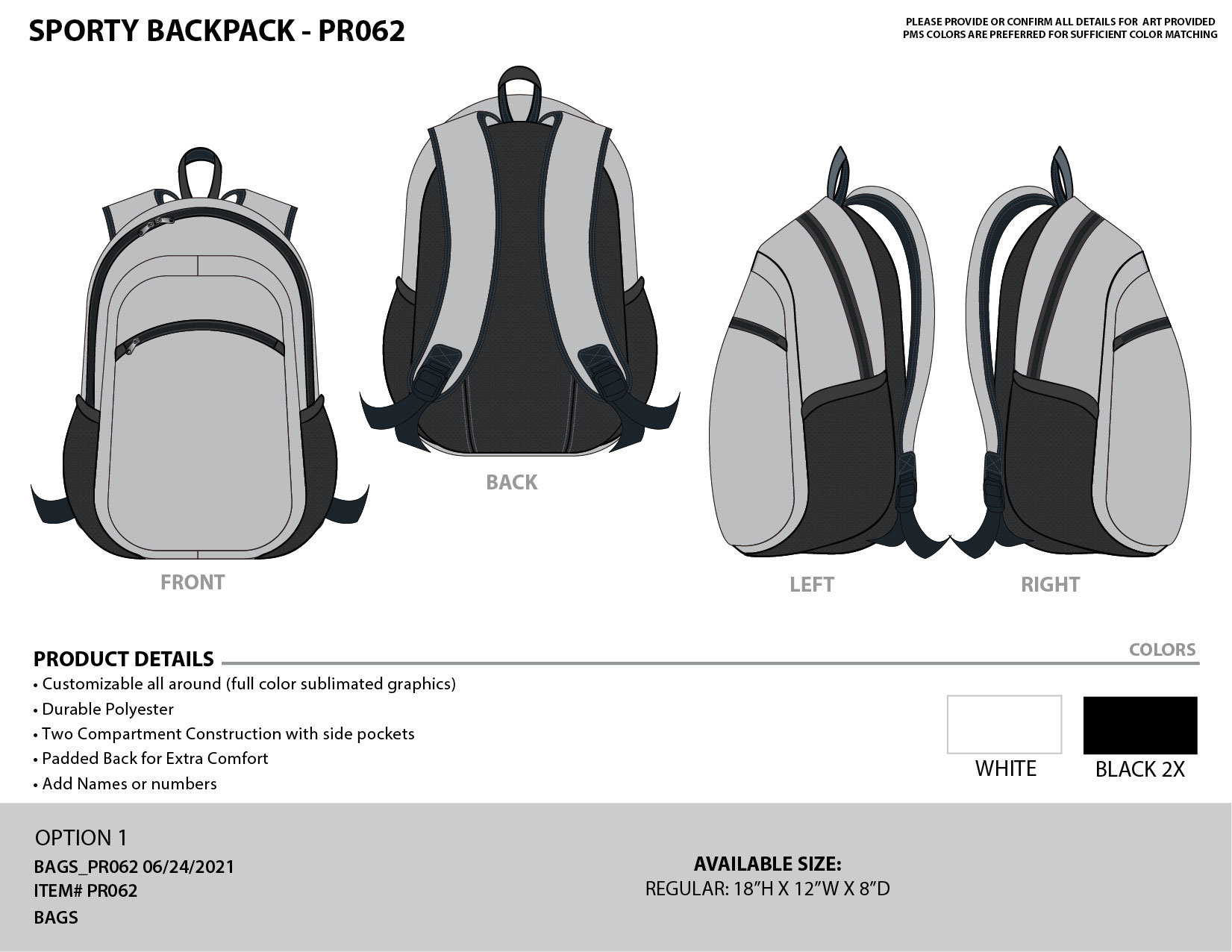 Custom Sport Backpack - Custom Branded Promotional Backpacks - Swag.com