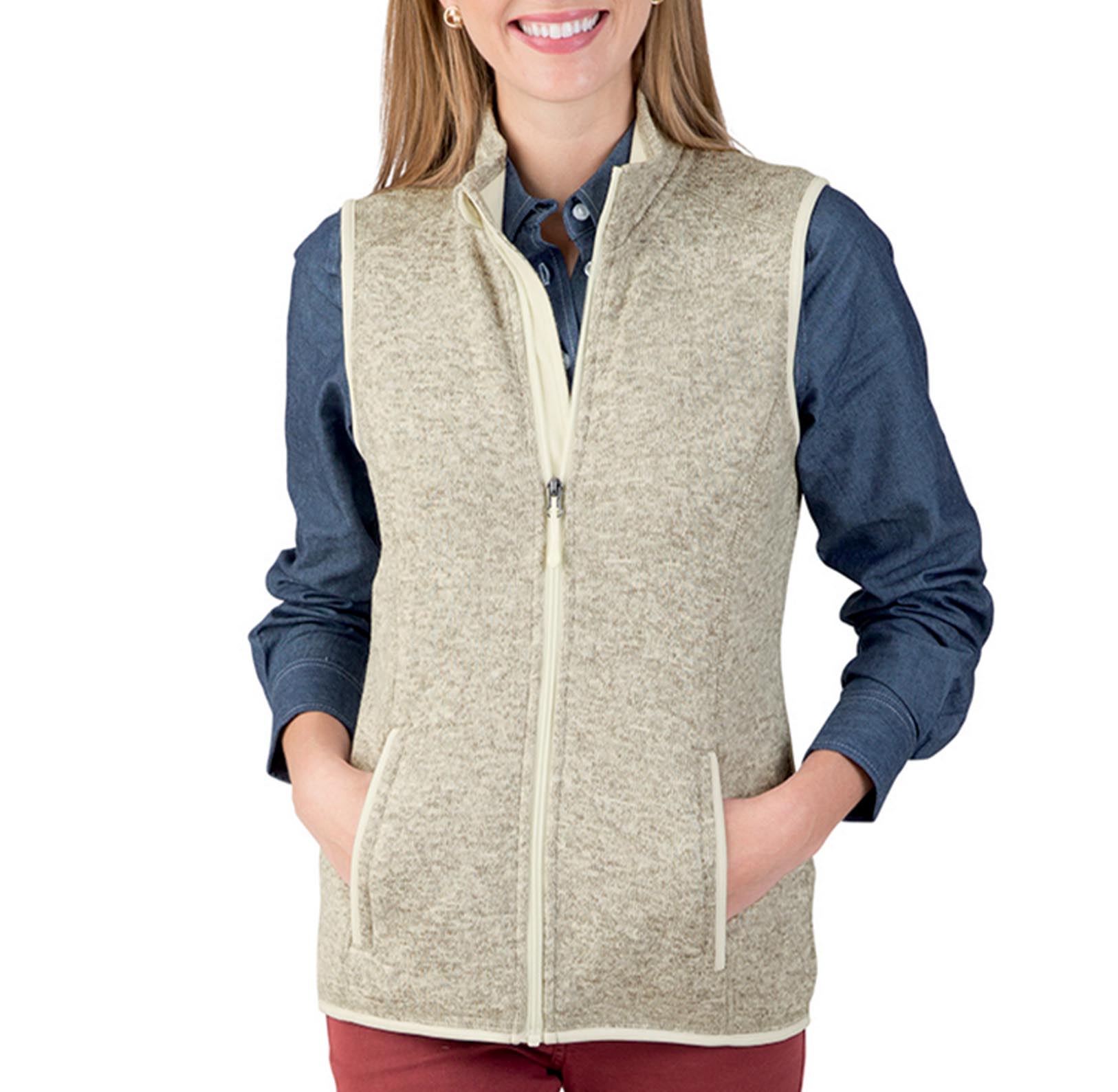 Charles River Women's Heather Vest - Custom Branded Promotional ...