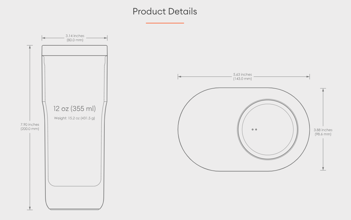 Ember 12 Oz. Smart Travel Mug - Custom Branded Promotional Travel Mug ...