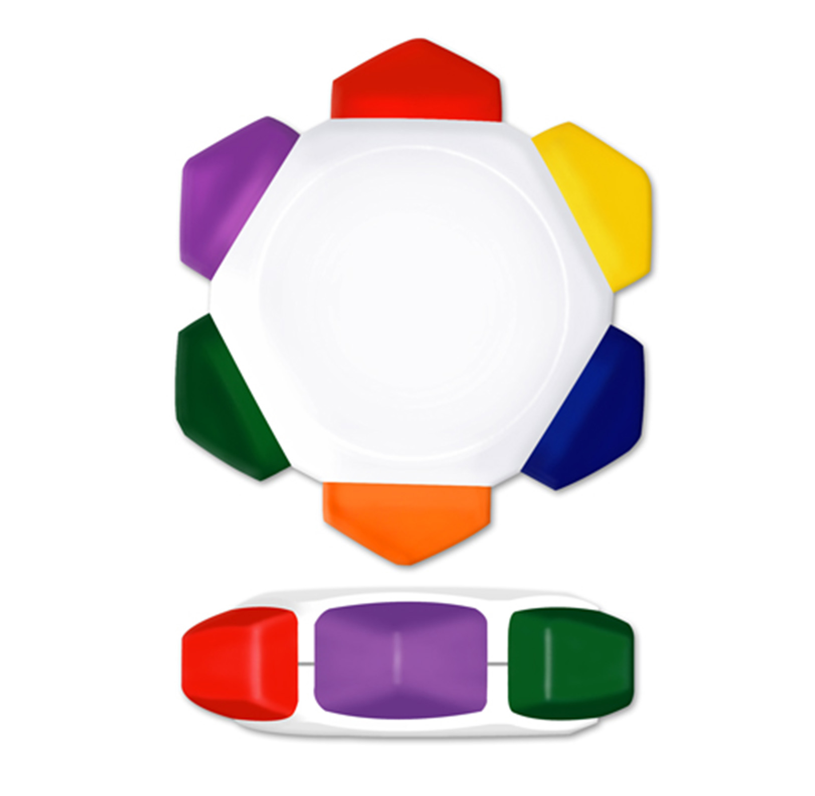 6 Color Crayon Wheel - Custom Branded Promotional Crayons - Swag.com