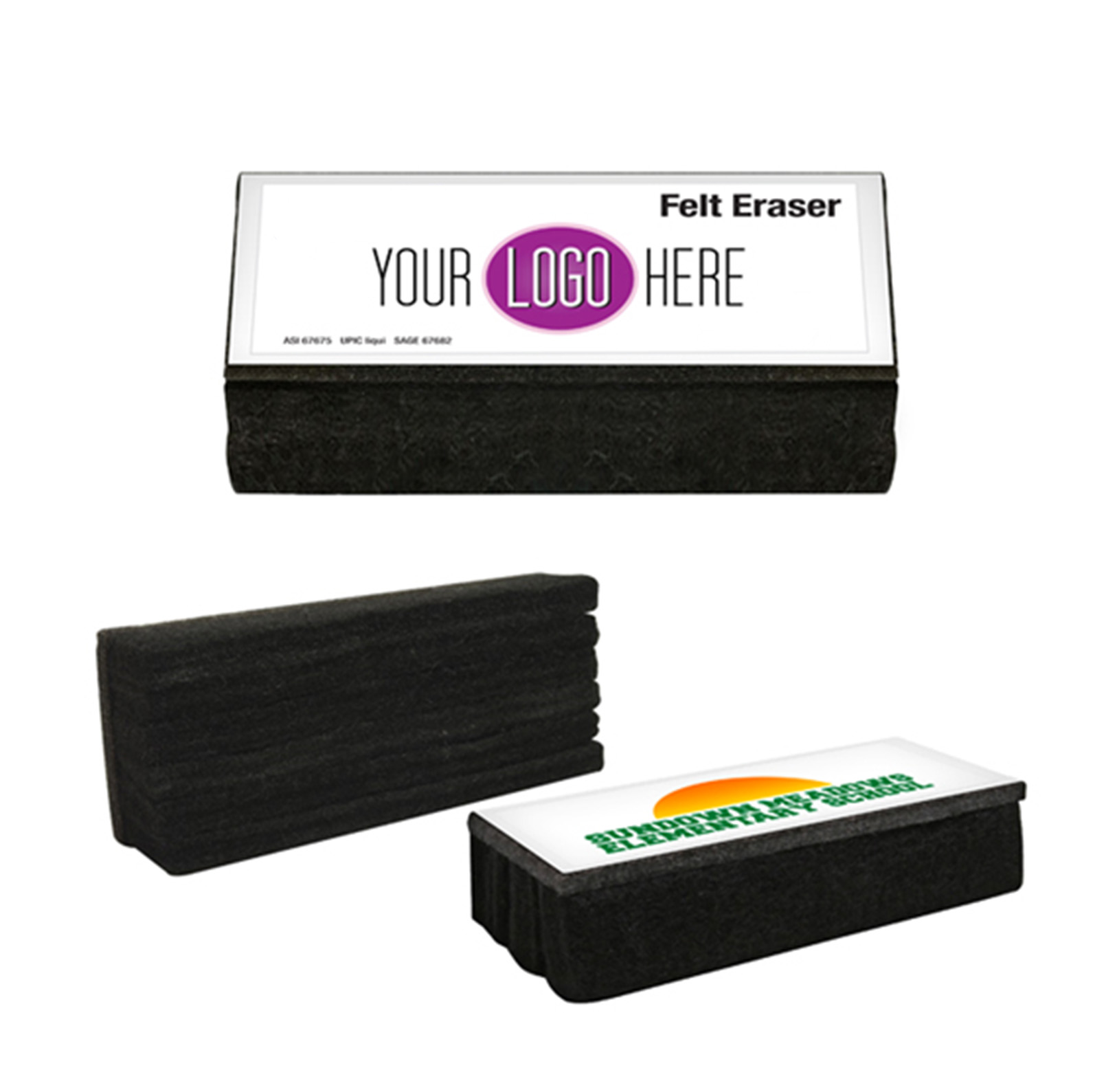 Multi-Purpose Felt Eraser - Custom Branded Promotional Dry Erasers ...