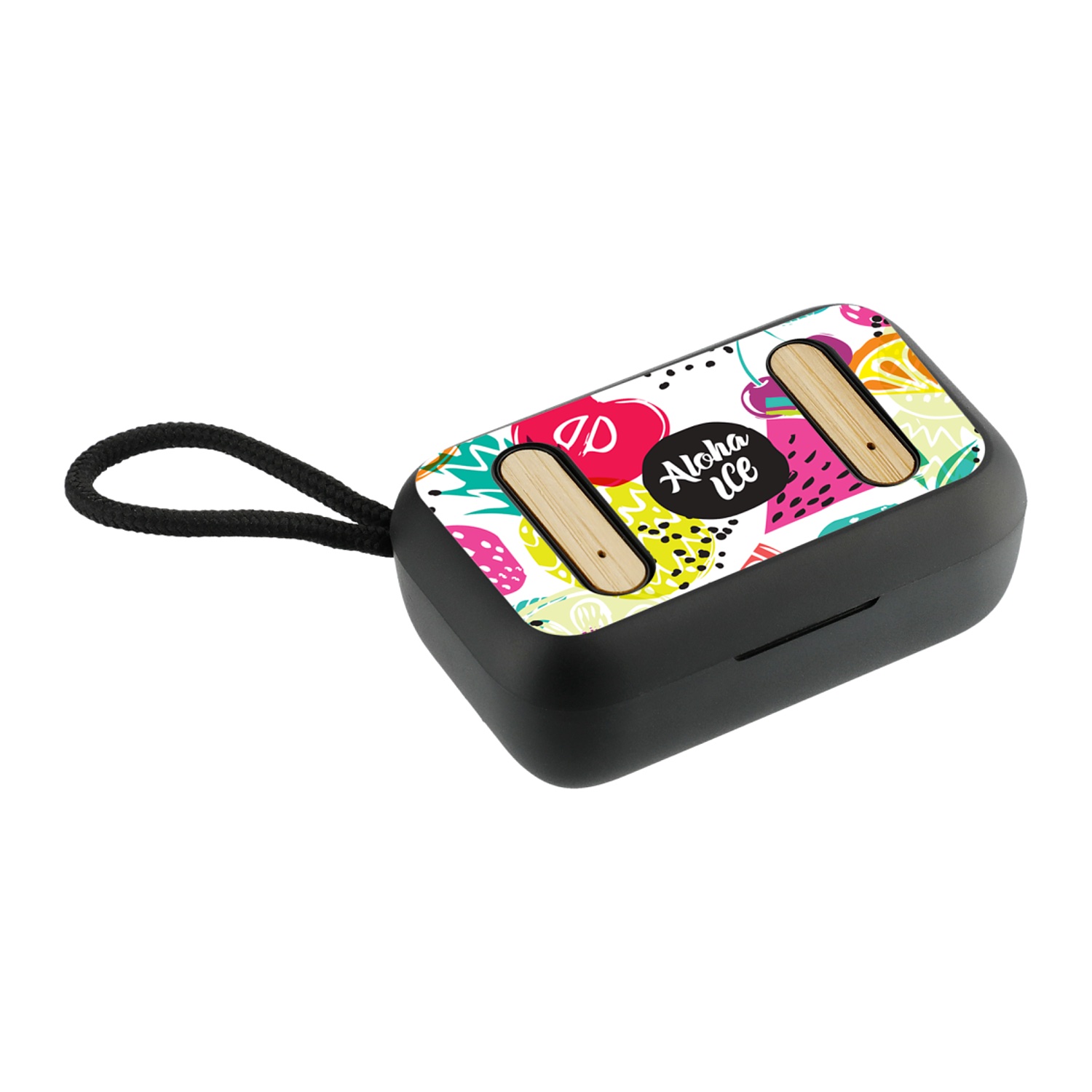 Bloom Bamboo Wireless Earbuds - Custom Branded Promotional Earbuds ...