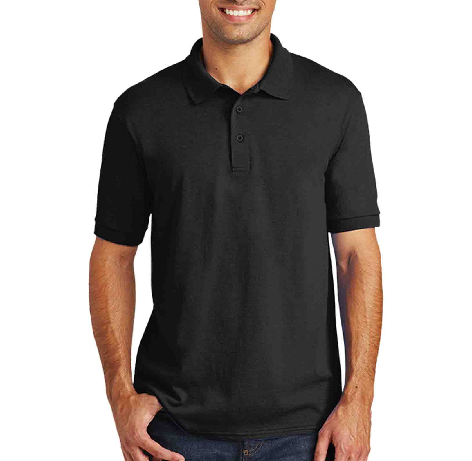 Port & Company Unisex Knit Polo Shirt - Custom Branded Promotional ...