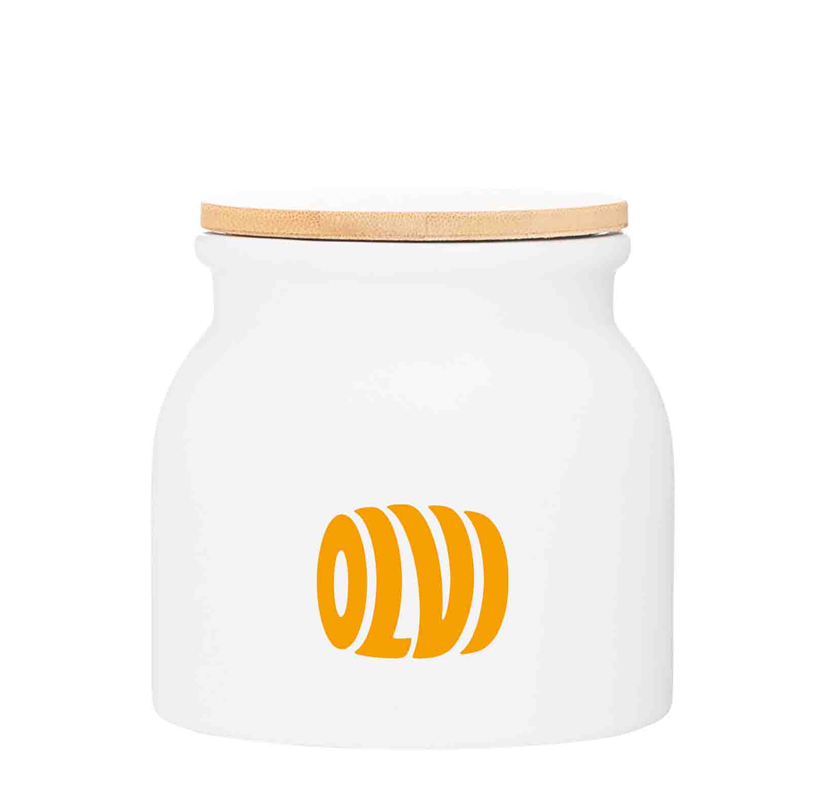 16.9 Oz. Ceramic Food Container - Custom Branded Promotional Home ...