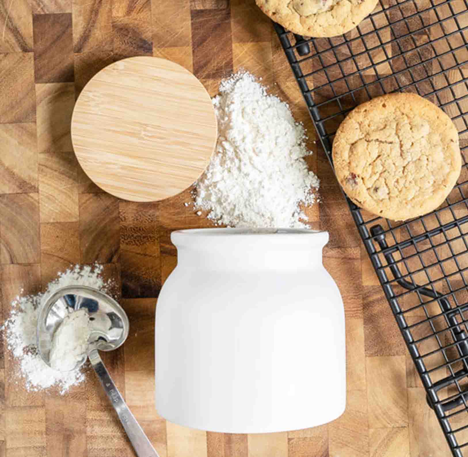 16.9 Oz. Ceramic Food Container - Custom Branded Promotional Home ...