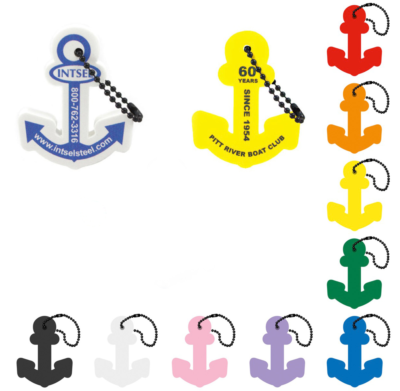 Foam Anchor Keychain - Custom Branded Promotional Trade Show - Swag.com