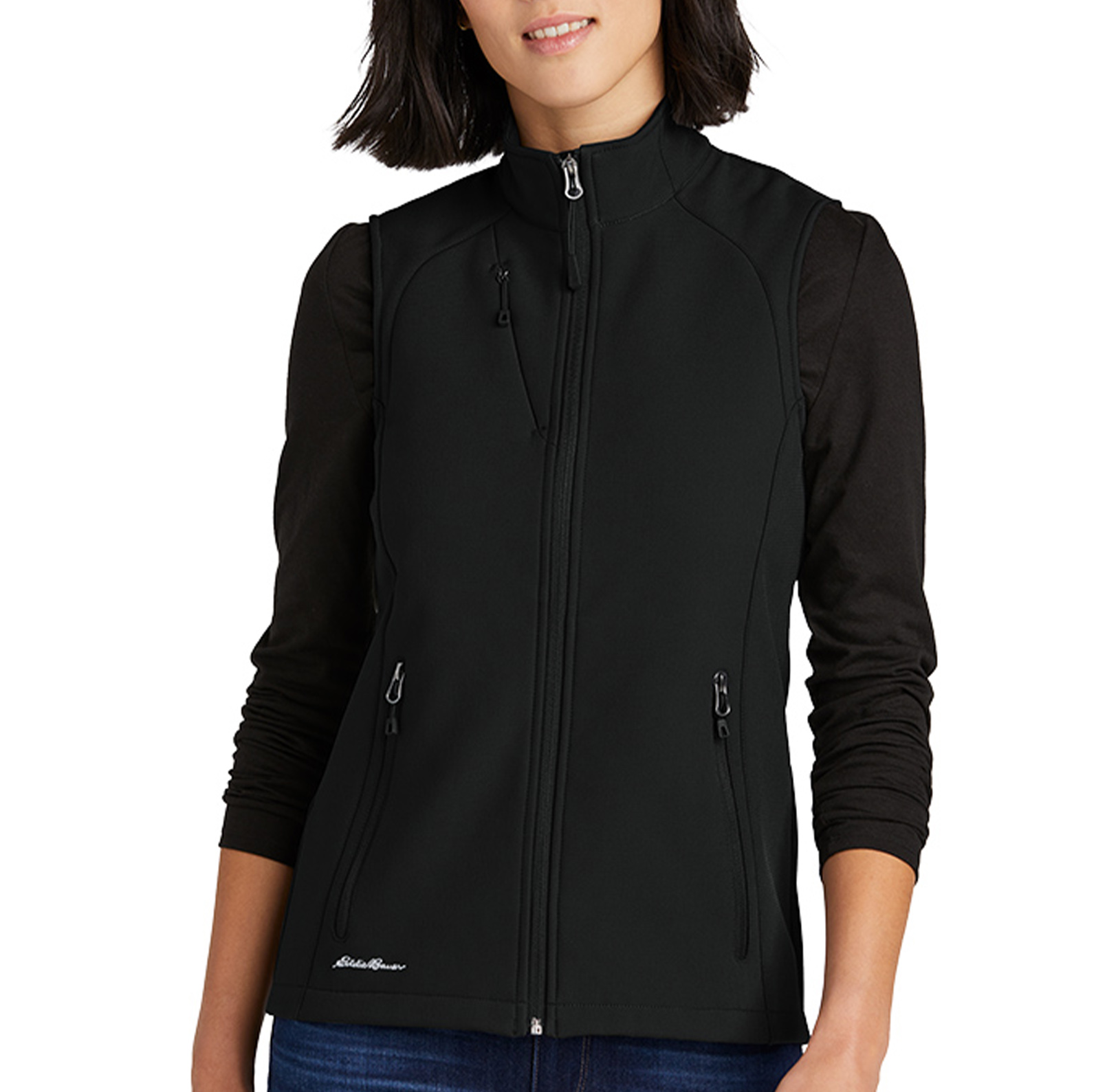 Eddie Bauer Women's Stretch Soft Shell Vest - Custom Branded ...