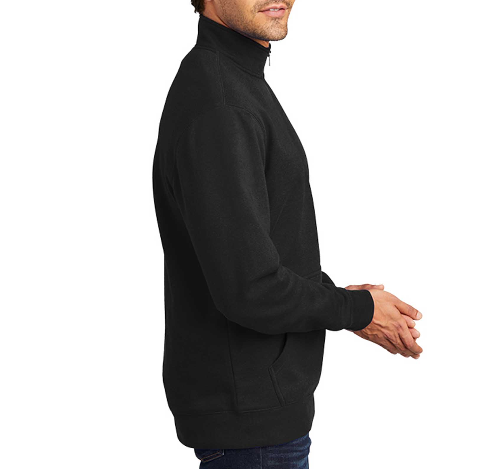 District Unisex V.I.T. Fleece Quarter-Zip Sweatshirt - Custom Branded ...