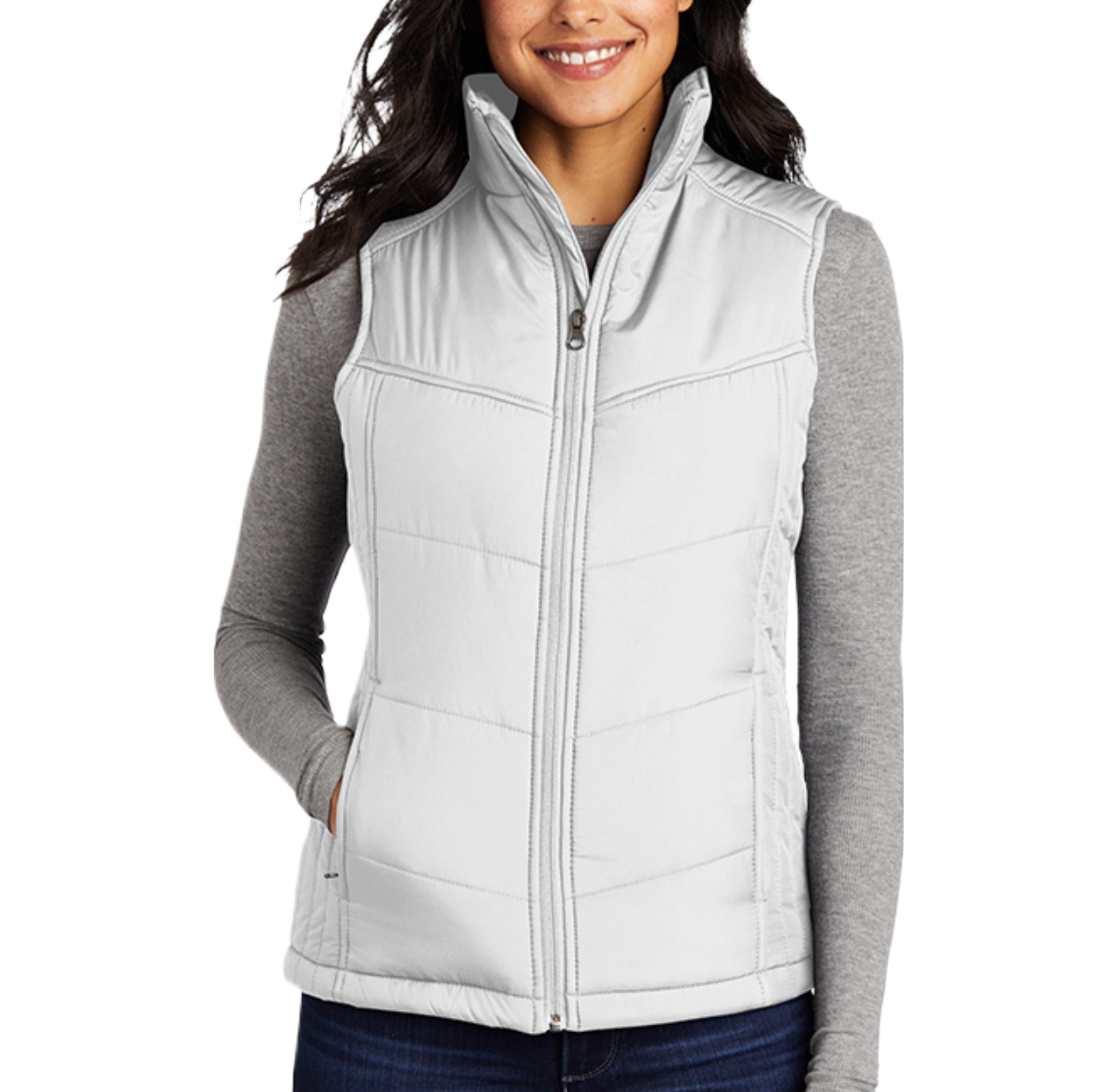 Port Authority Women's Puffy Vest - Custom Branded Promotional Vests ...