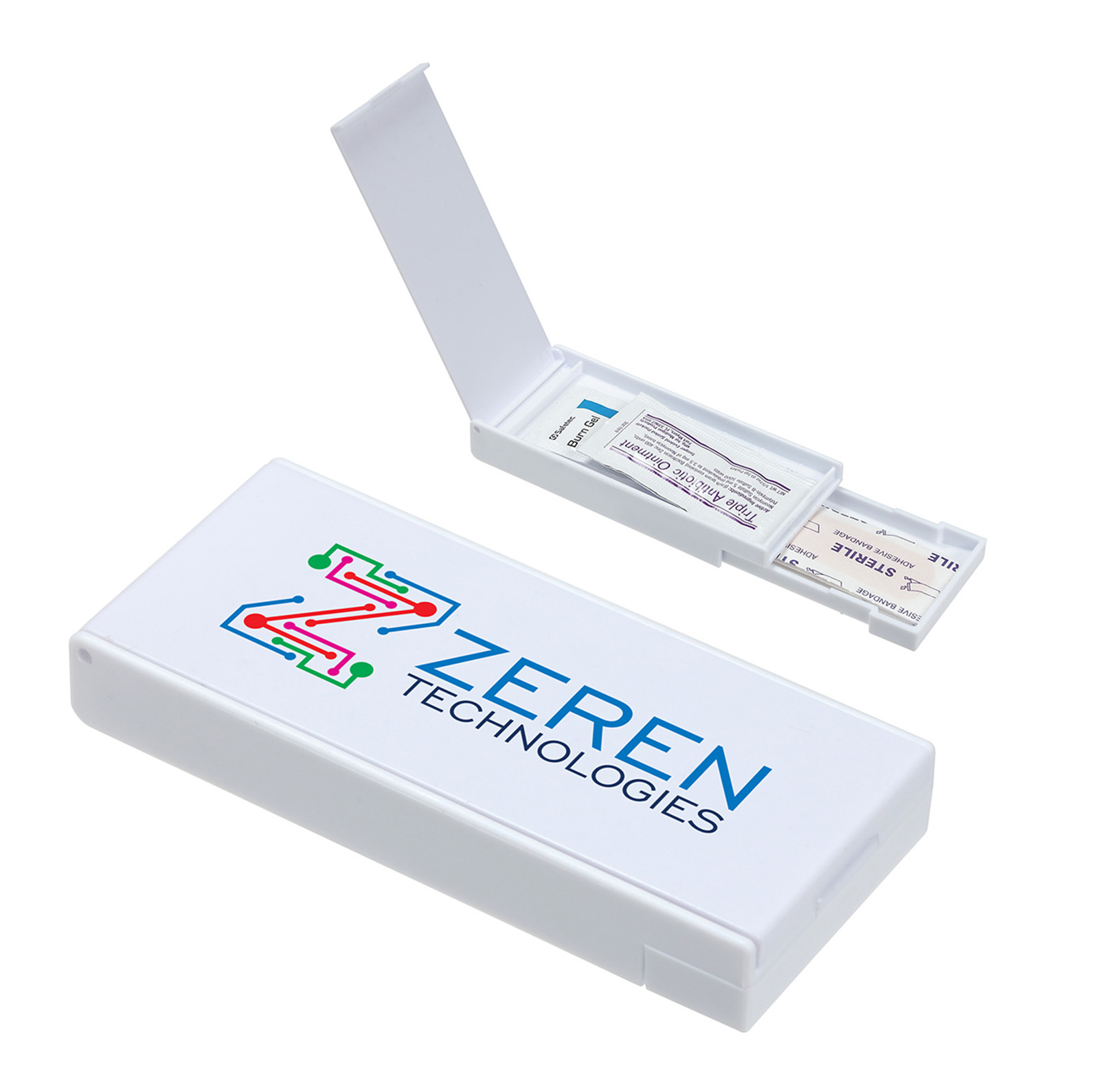 Quick Slide Mini First Aid Kit - Custom Branded Promotional Health Care ...