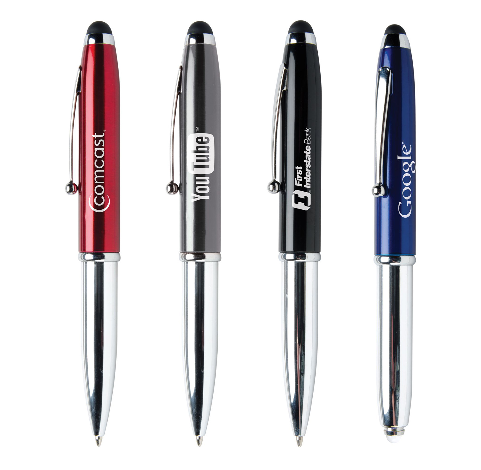 Triple Function Pen - Custom Branded Promotional Pen - Swag