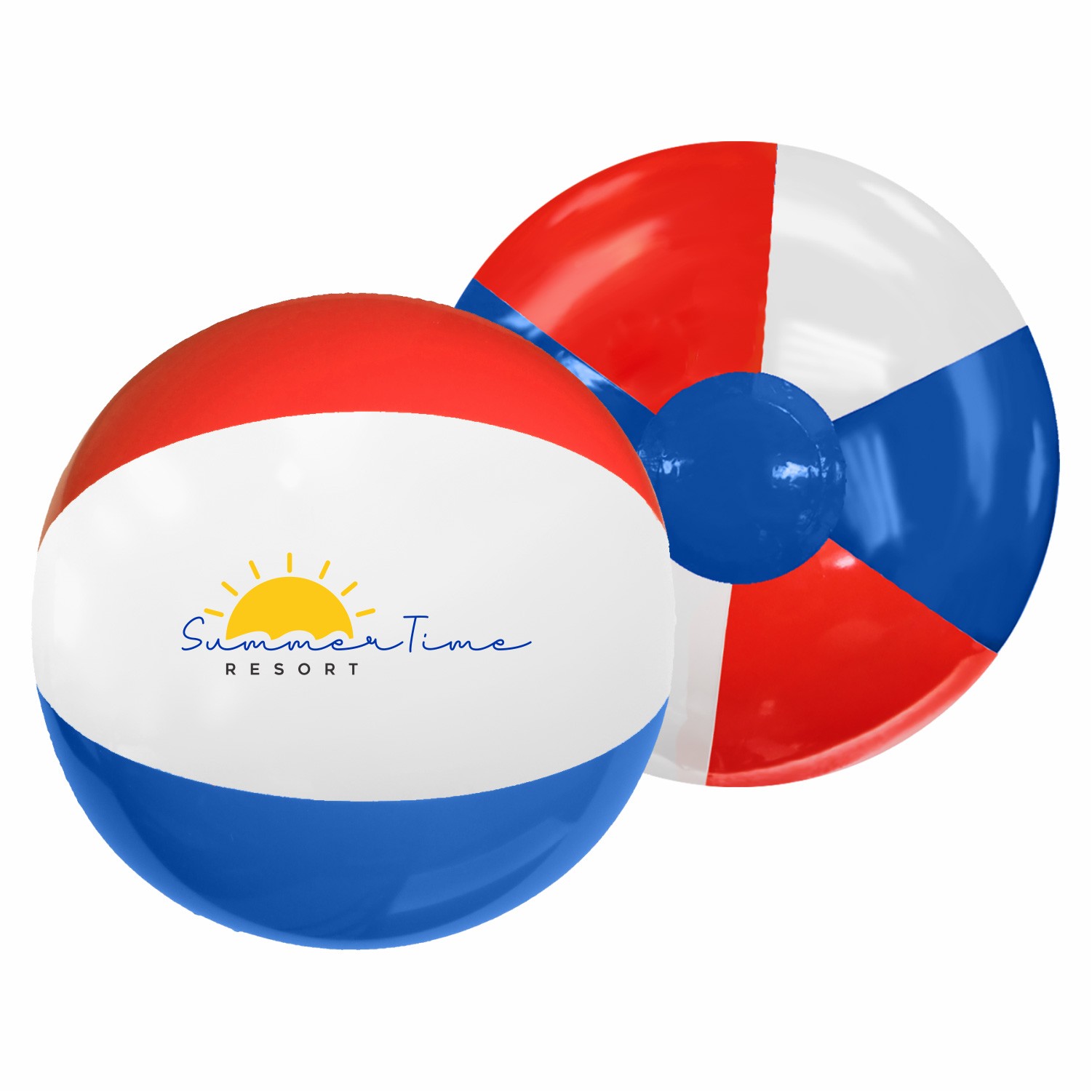 Patriotic Beach Ball - Custom Branded Promotional Beach Balls - Swag.com