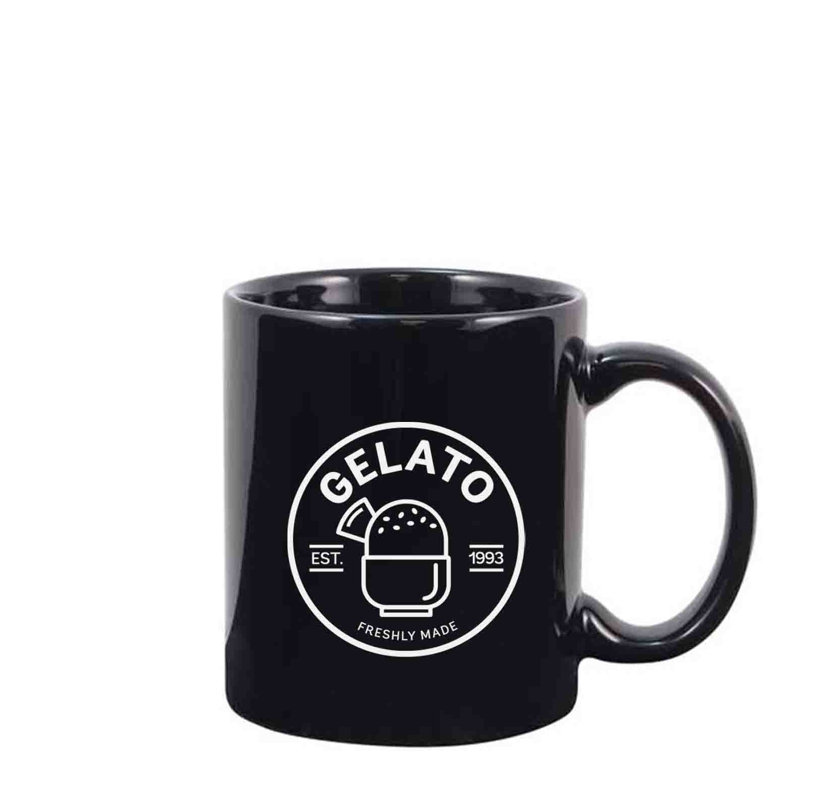 11 Oz. Custom Black Mug - Custom Branded Promotional Mugs - Swag.com