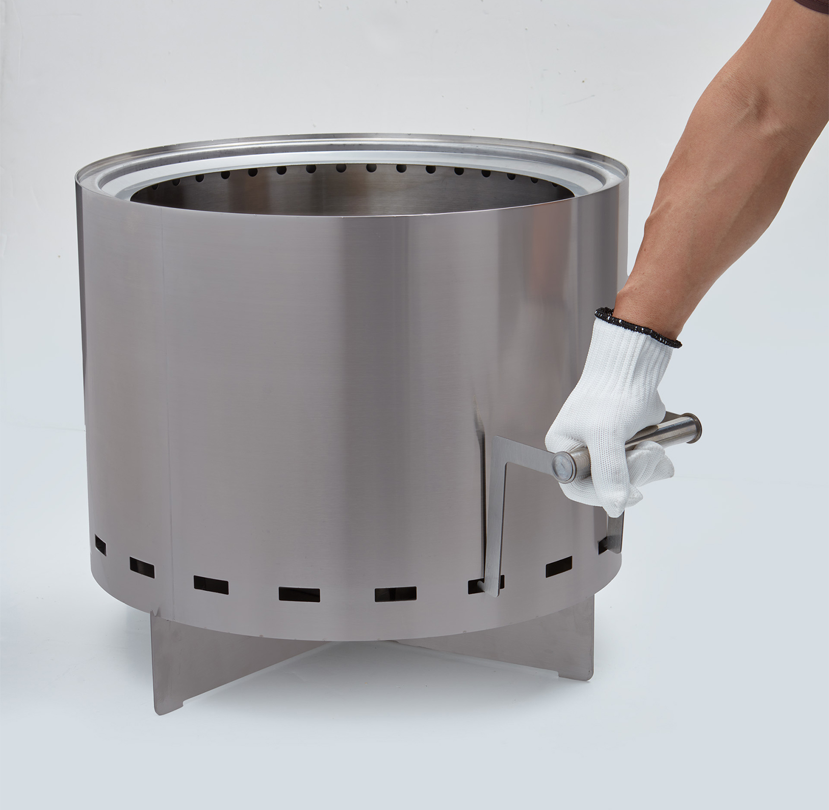 Stainless Steel Fire Pit - Custom Branded Promotional Fire Pits - Swag.com