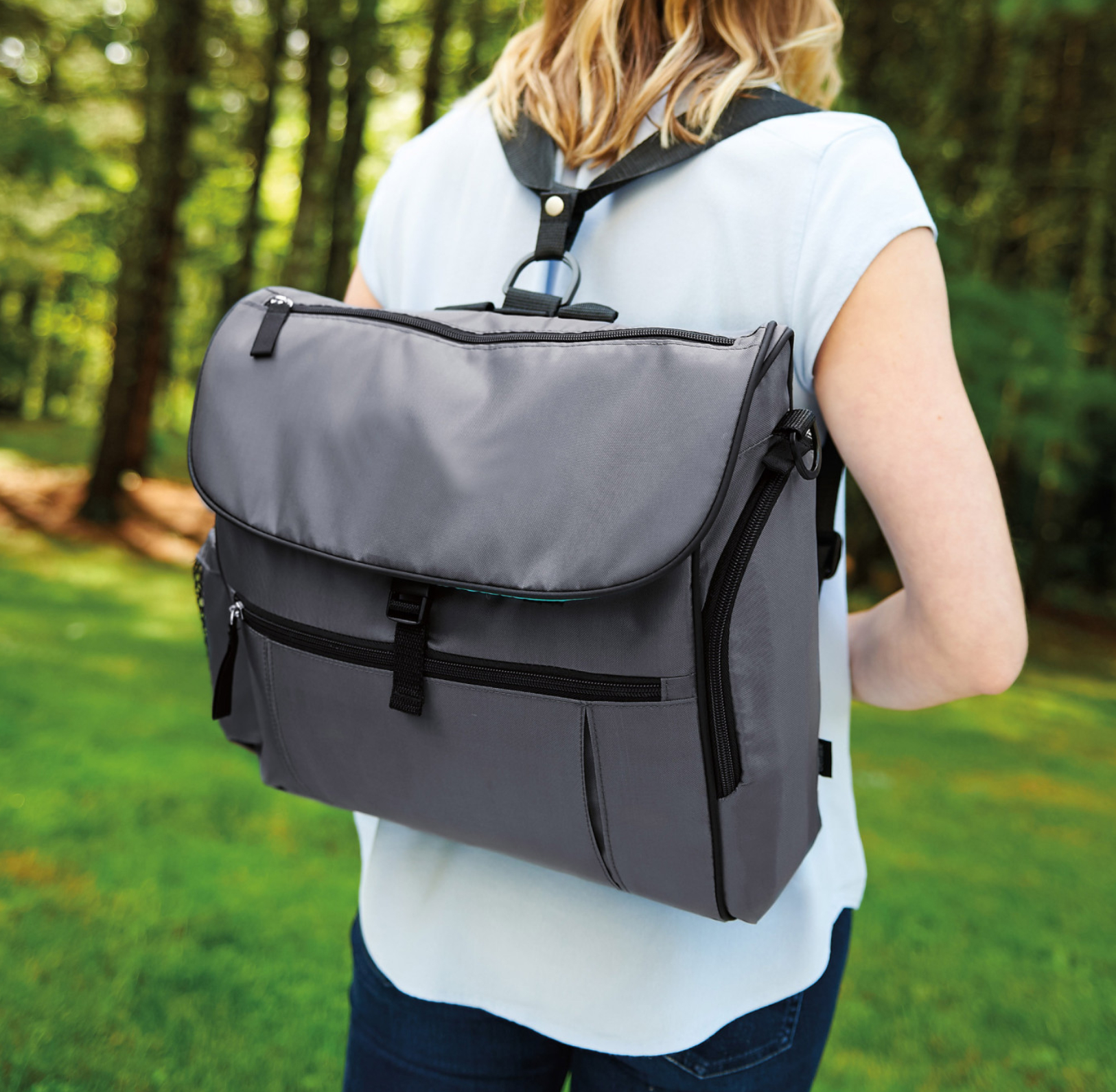 Convertible Diaper Bag/Backpack Kit - Custom Branded Promotional Bags ...
