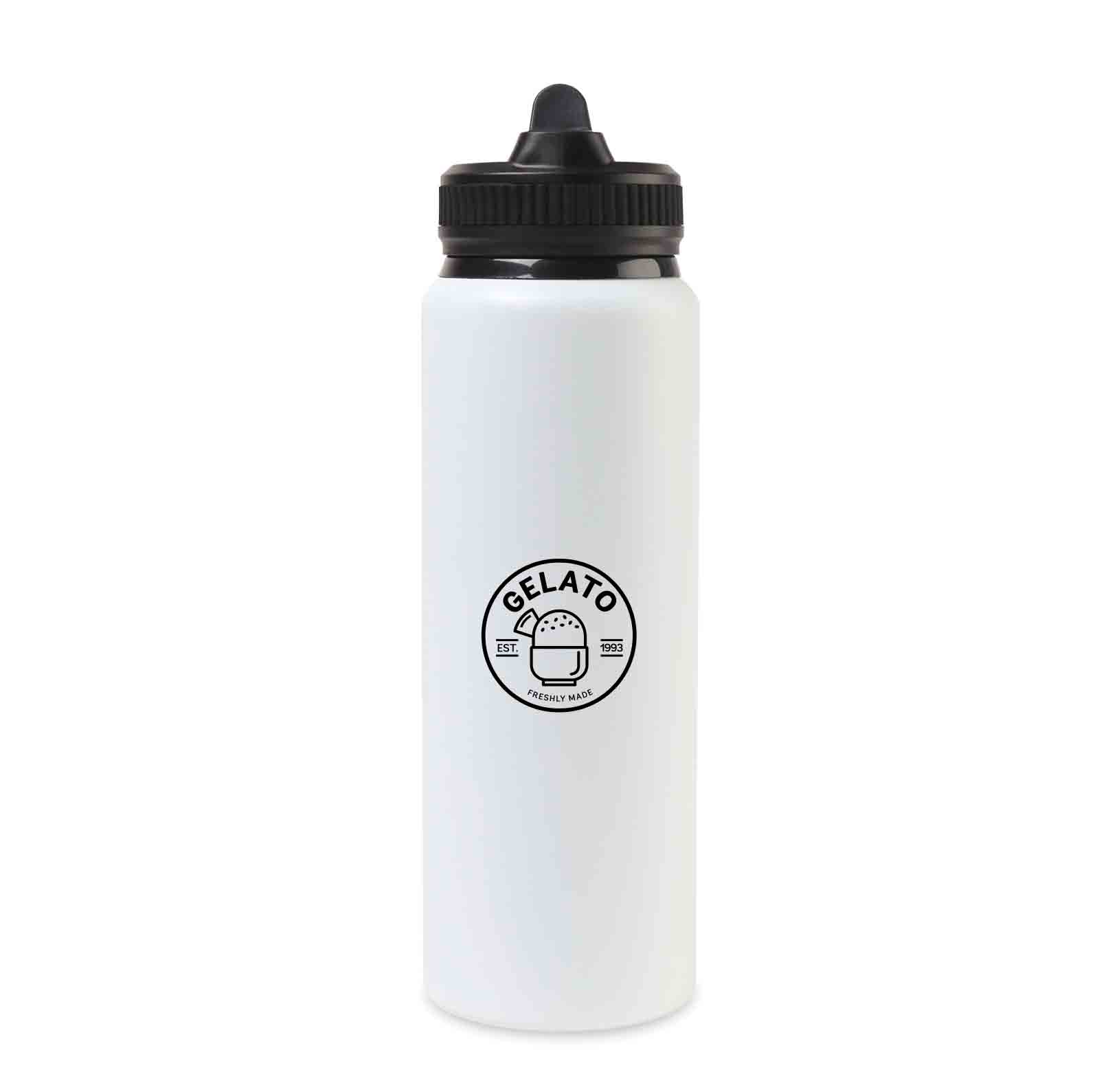32 Oz. Aluminum Straw Water Bottle - Custom Branded Promotional Water ...