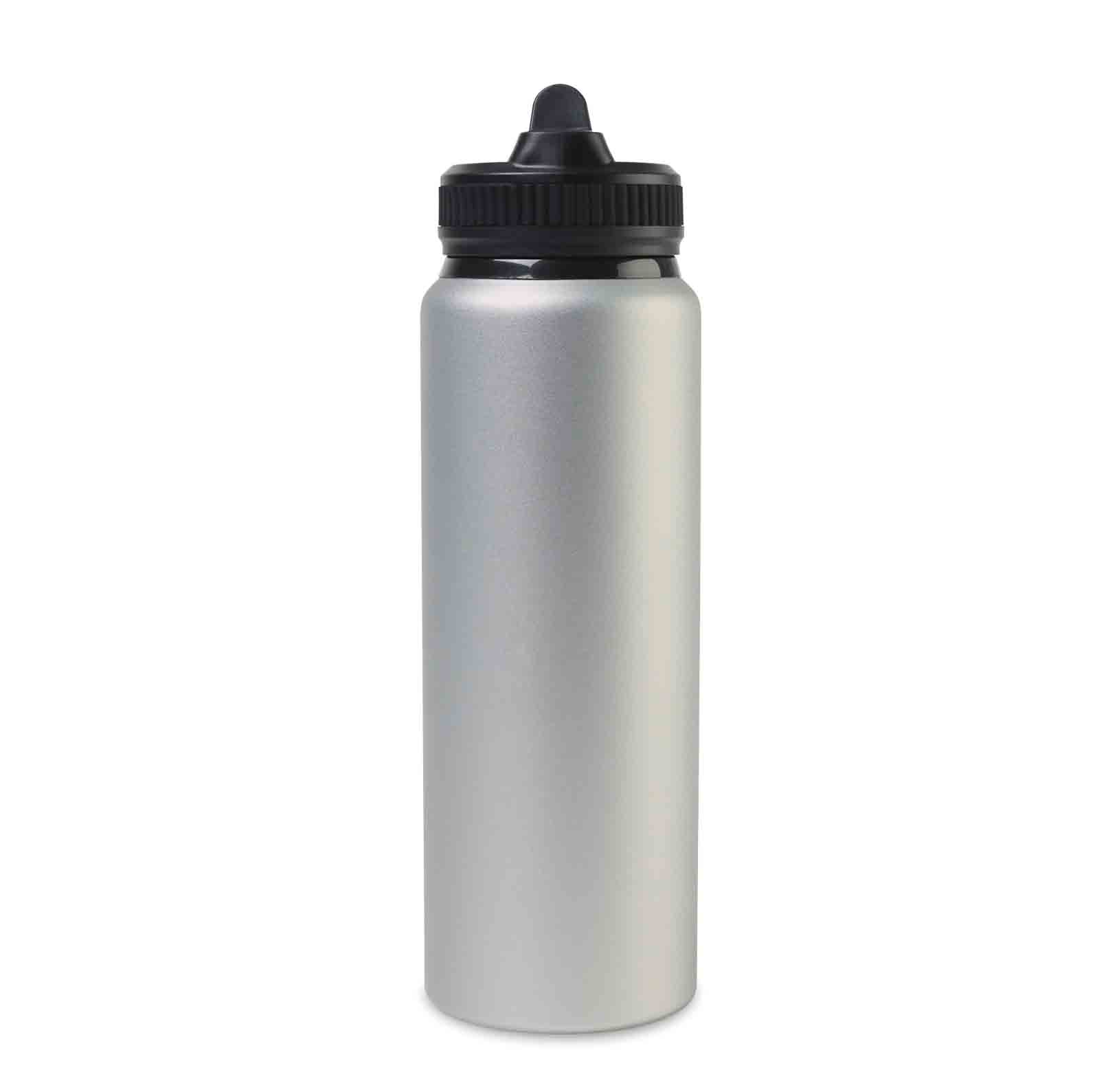 32 Oz. Aluminum Straw Water Bottle - Custom Branded Promotional Water ...