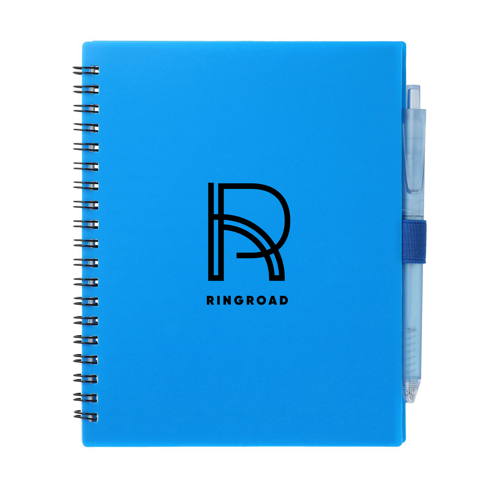 Recycled Spiral Notebook with Pen - Custom Branded Promotional ...