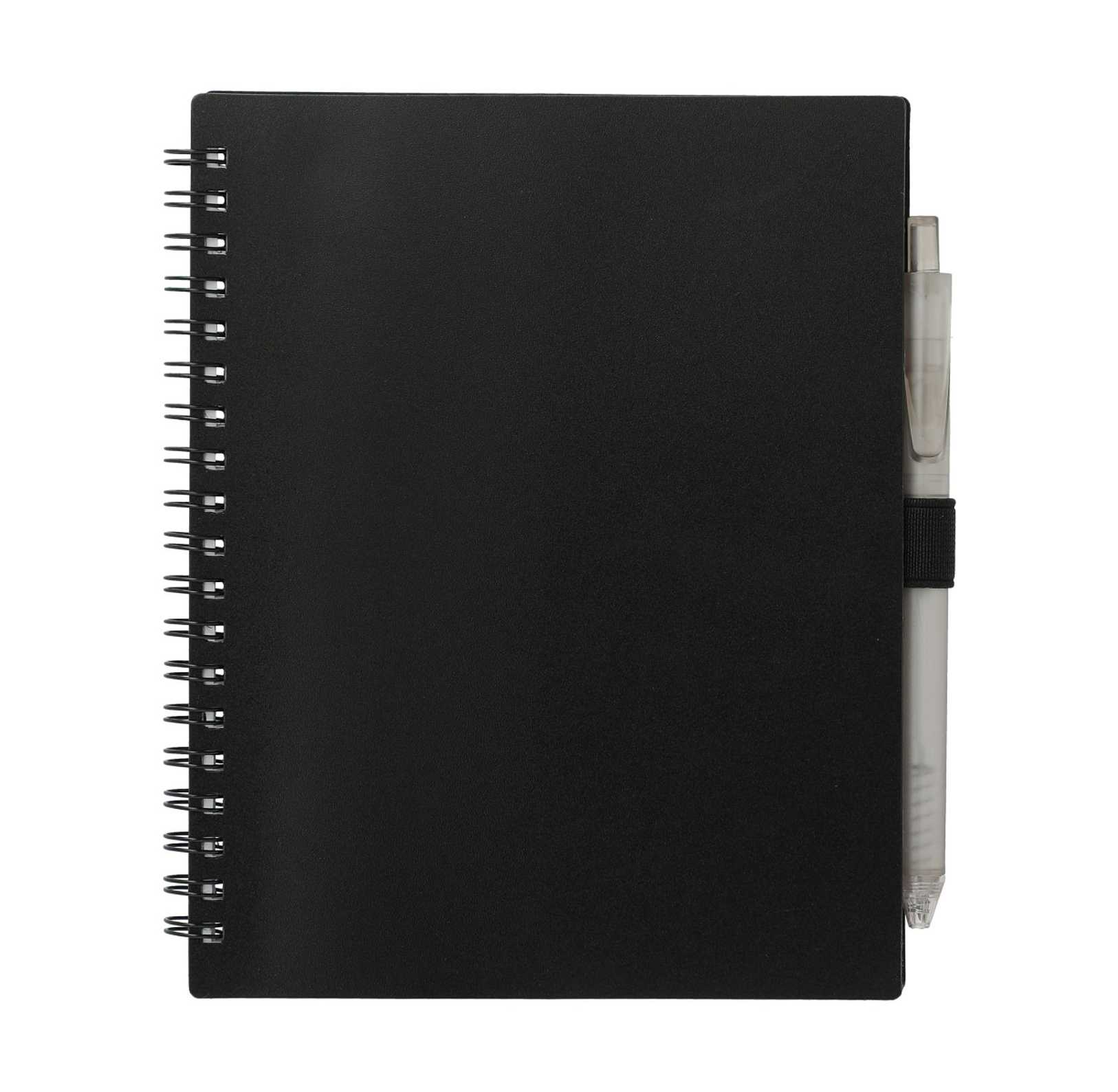 Recycled Spiral Notebook with Pen - Custom Branded Promotional ...