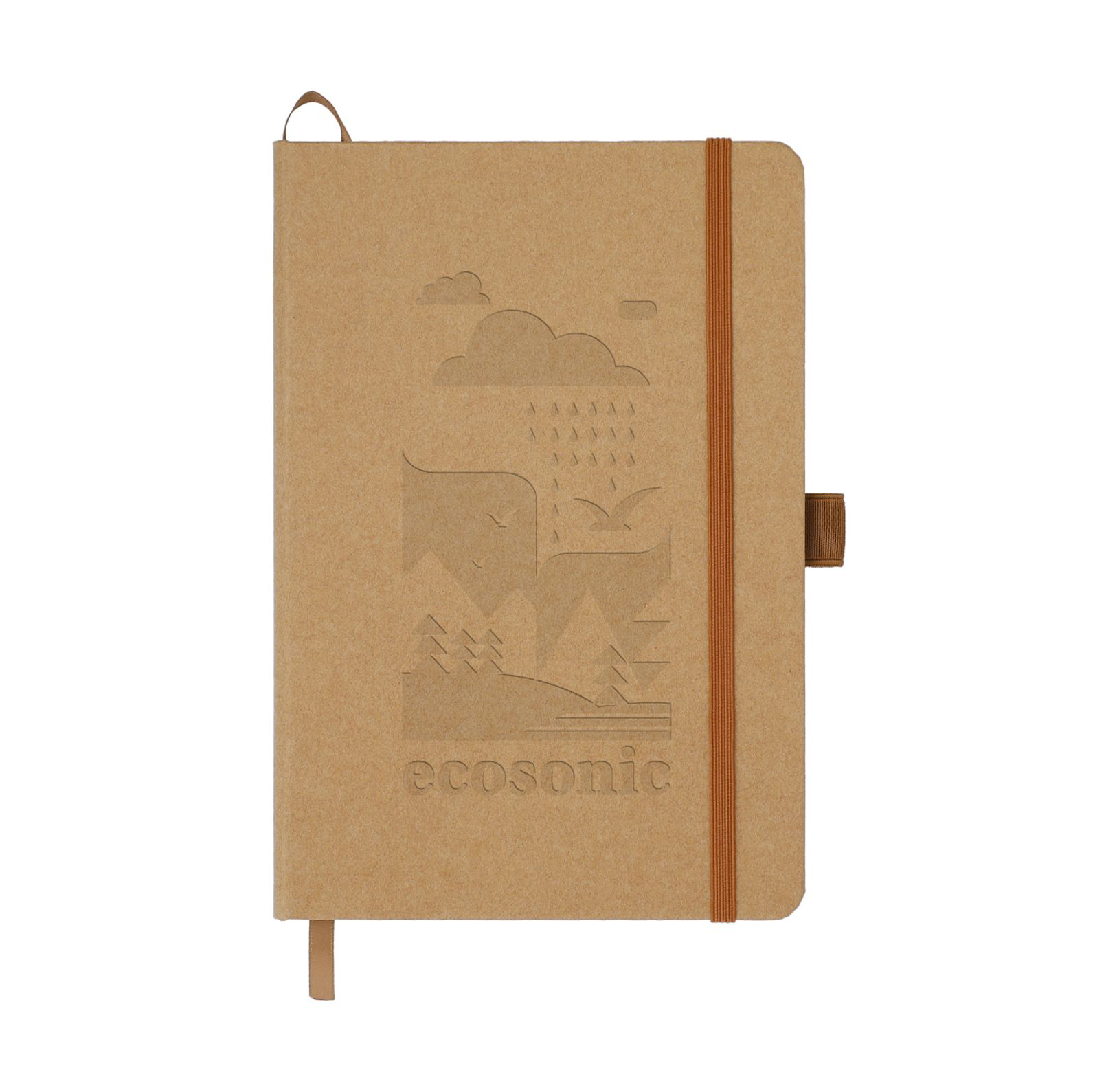 Kraft Stone Hard Cover Notebook - Custom Branded Promotional Notebooks ...