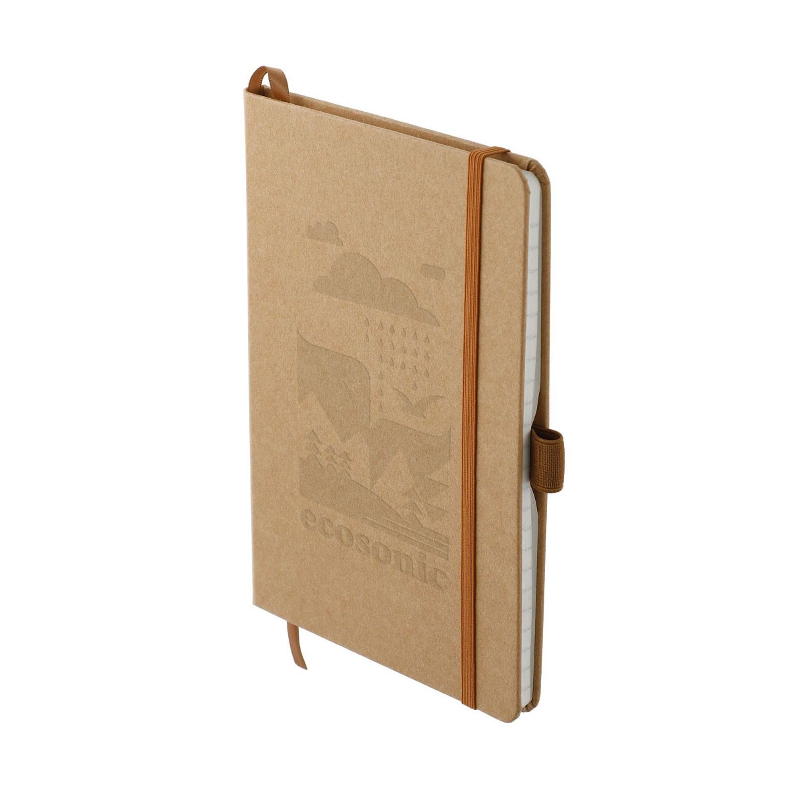 Kraft Stone Hard Cover Notebook - Custom Branded Promotional Notebooks ...