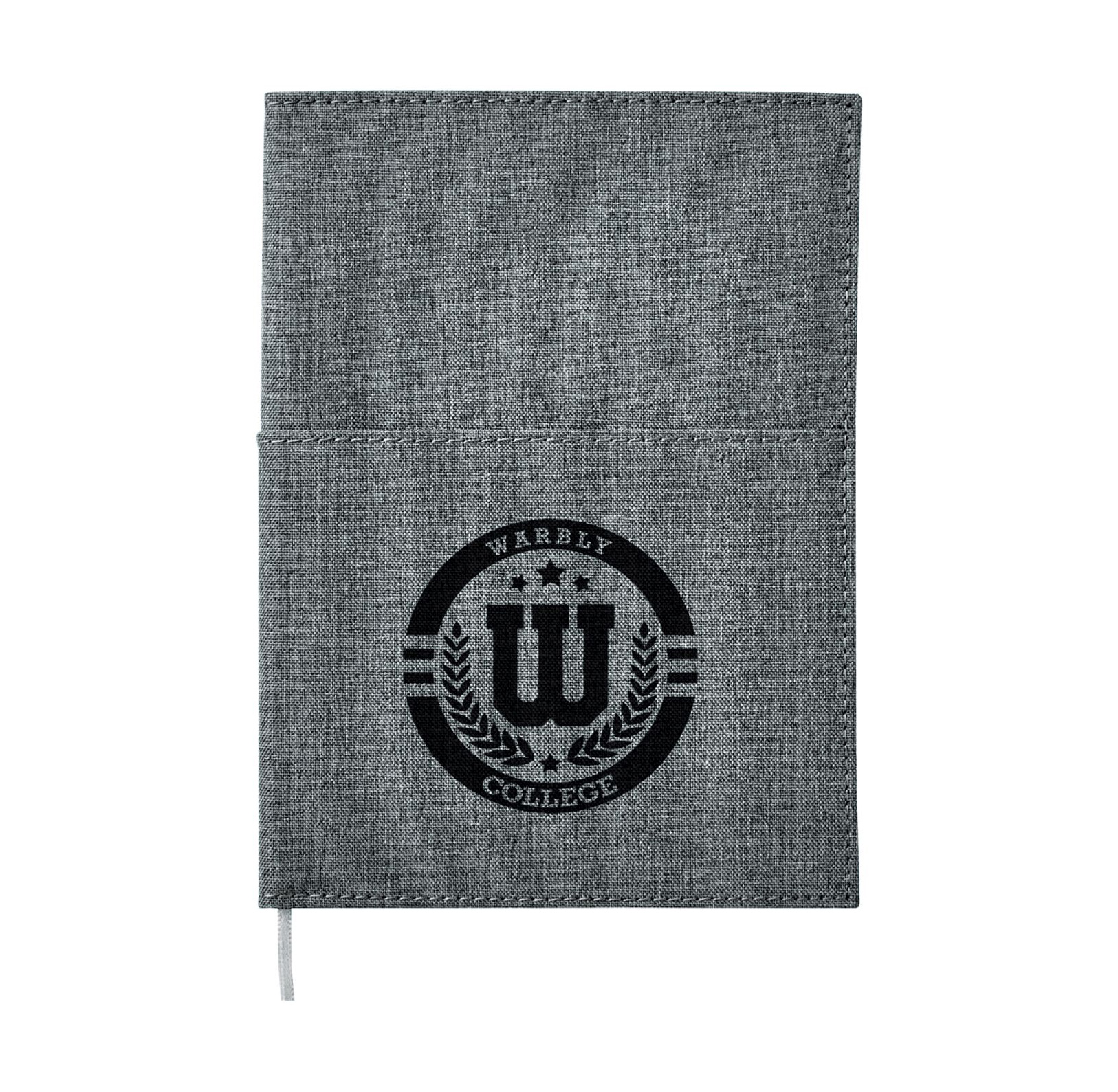 Canvas Pocket Notebook - Custom Branded Promotional Notebooks - Swag.com