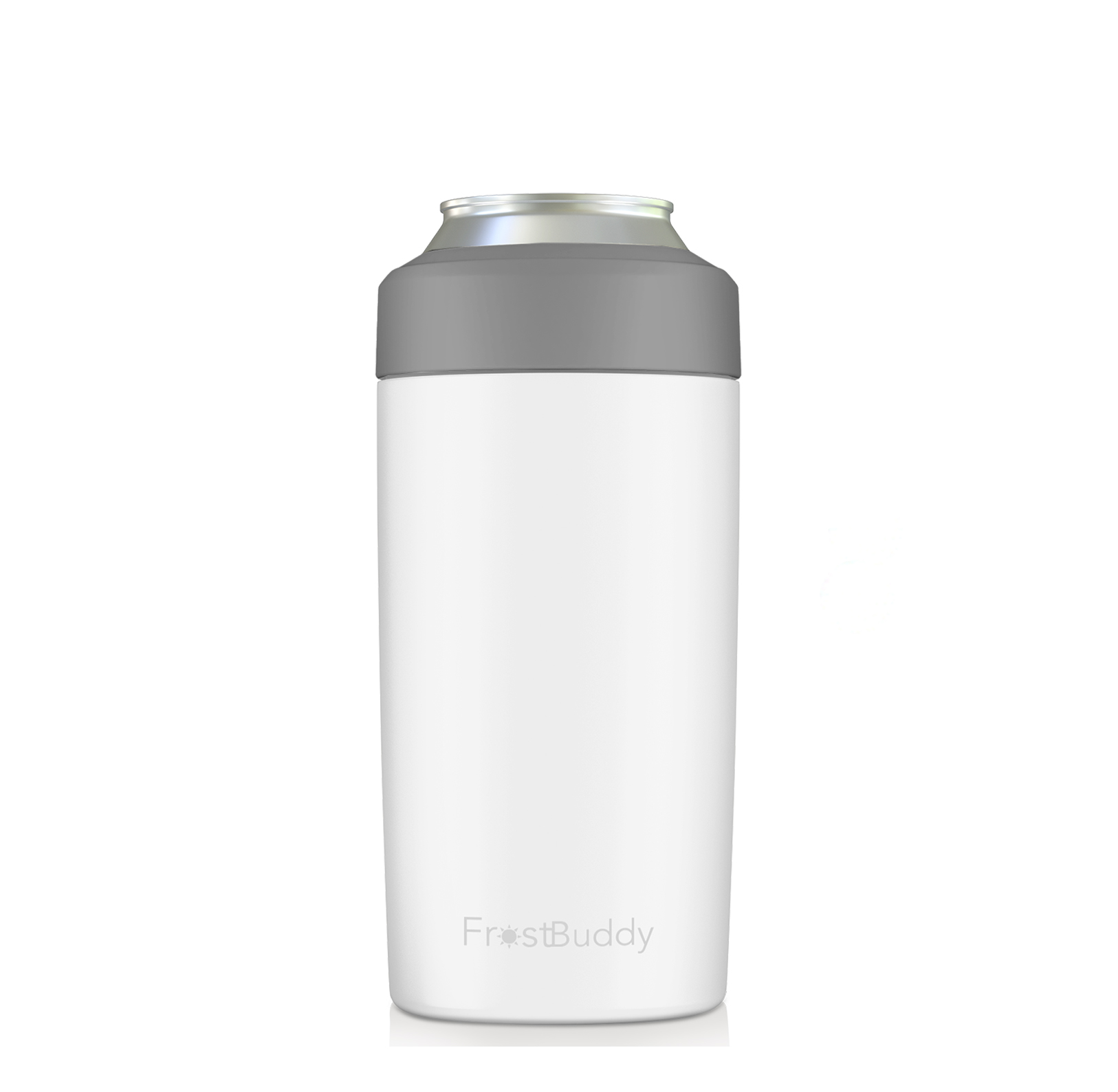 Frost Buddy Universal Buddy White Can Cooler - Custom Branded ...
