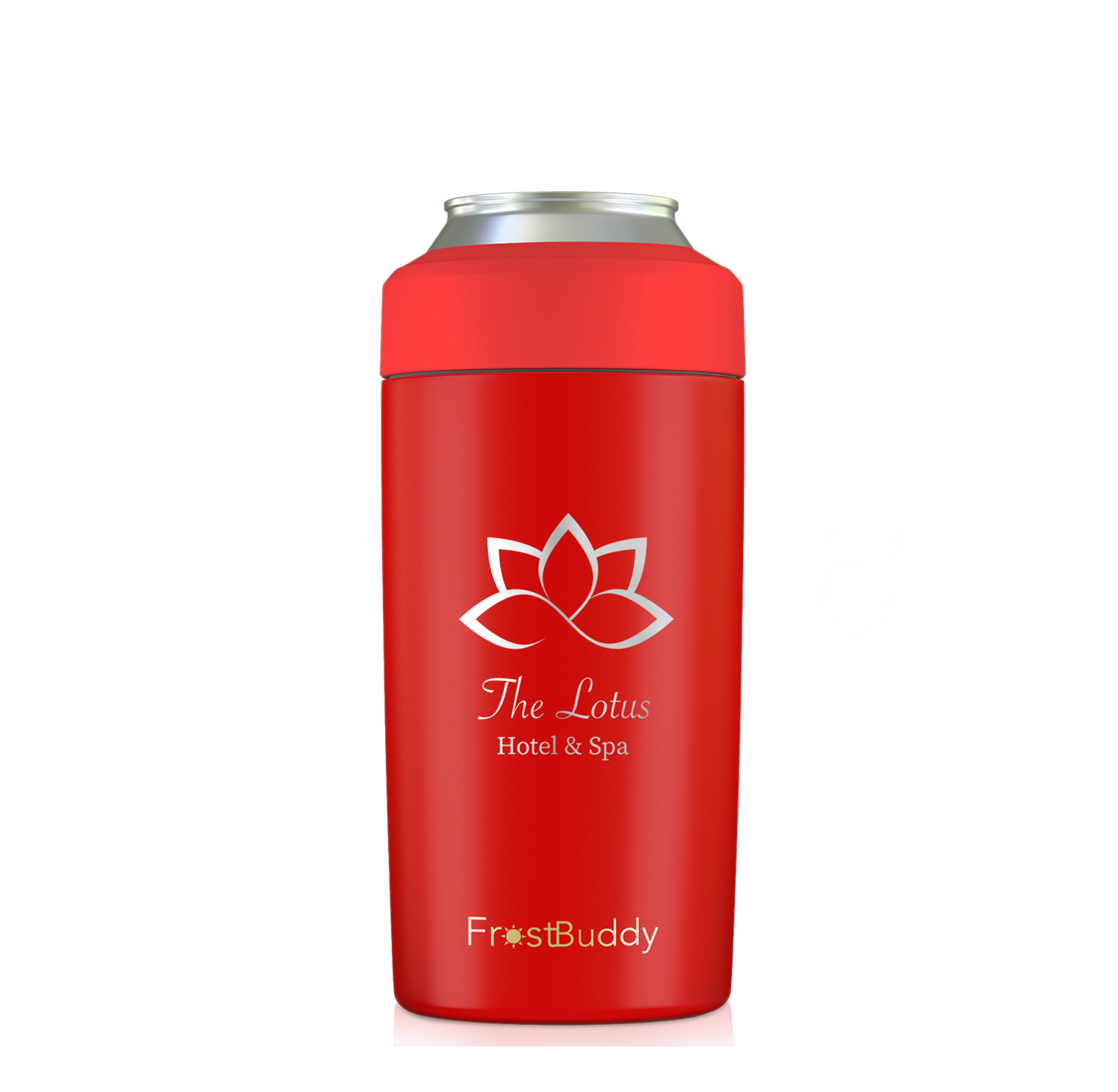 Frost Buddy Universal Buddy Red Can Cooler - Custom Branded Promotional ...