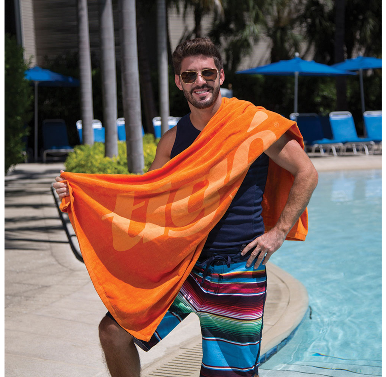 Diamond Beach Towel - Custom Branded Promotional Towels - Swag.com