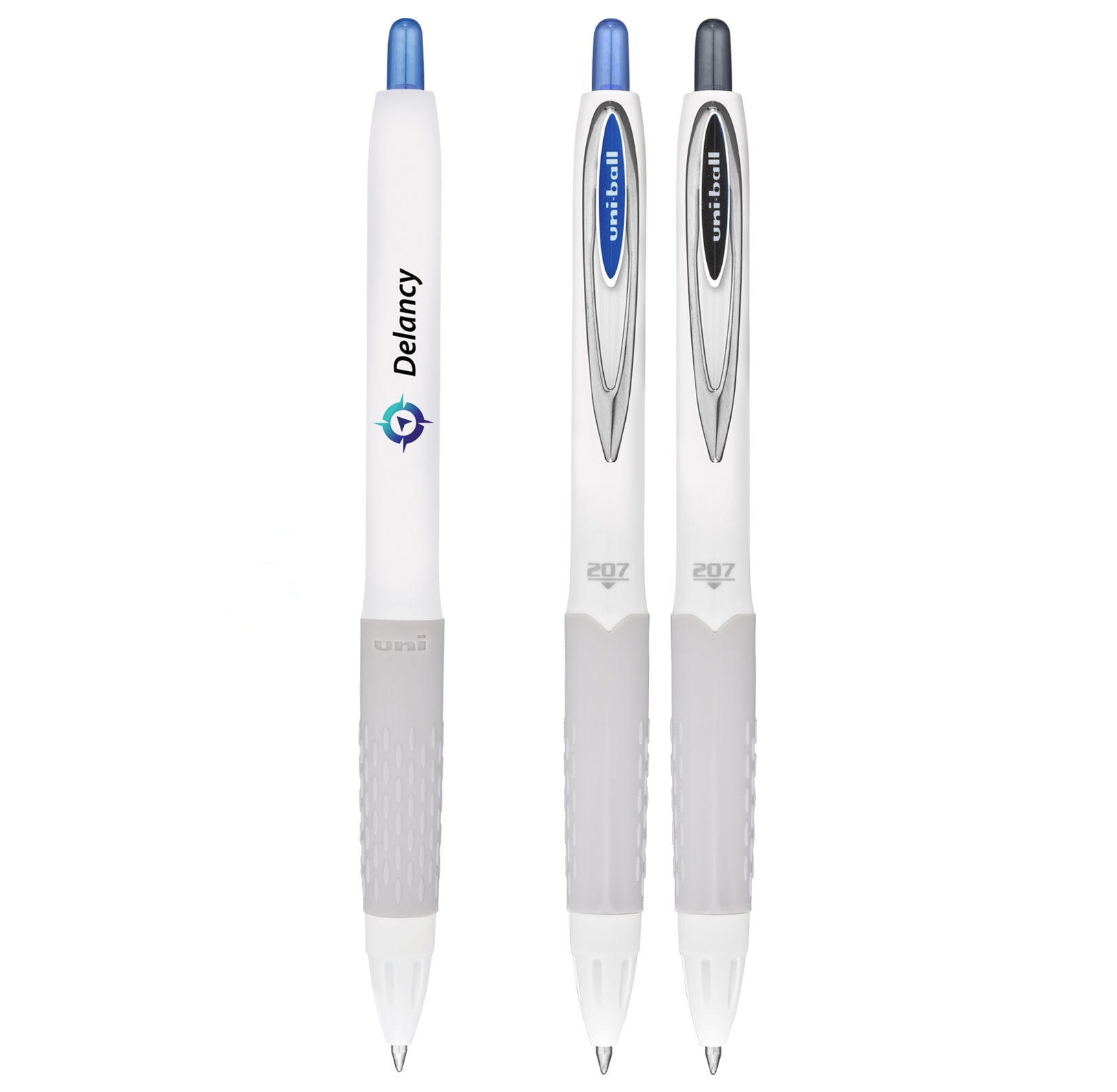 Uni-Ball White 207 Pen - Custom Branded Promotional Pens - Swag.com