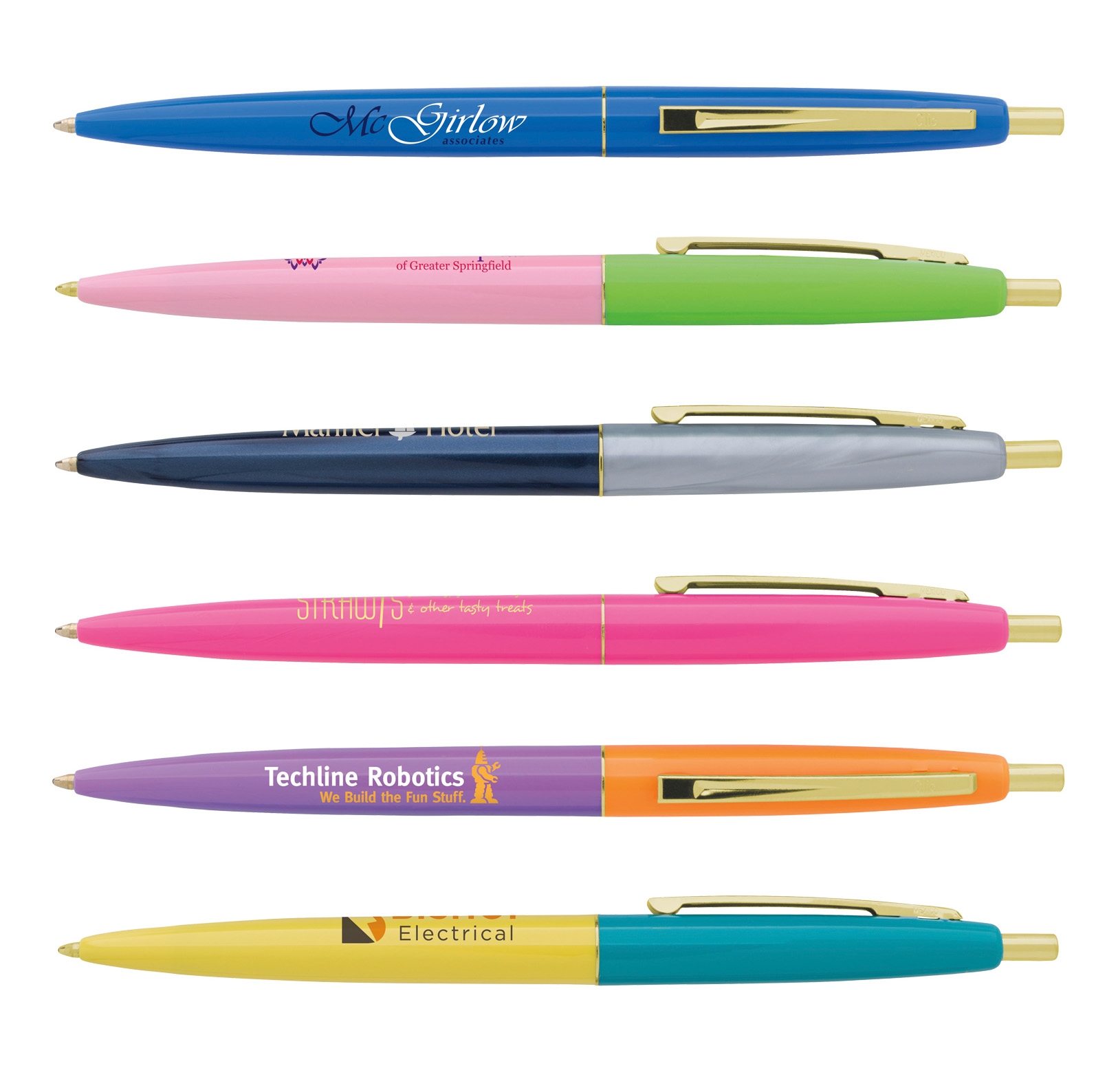 Clic Gold Pen - Custom Branded Promotional Pens - Swag.com