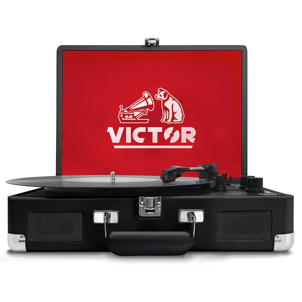 Victor Dual Bluetooth Turntable - Custom Branded Promotional Audio ...
