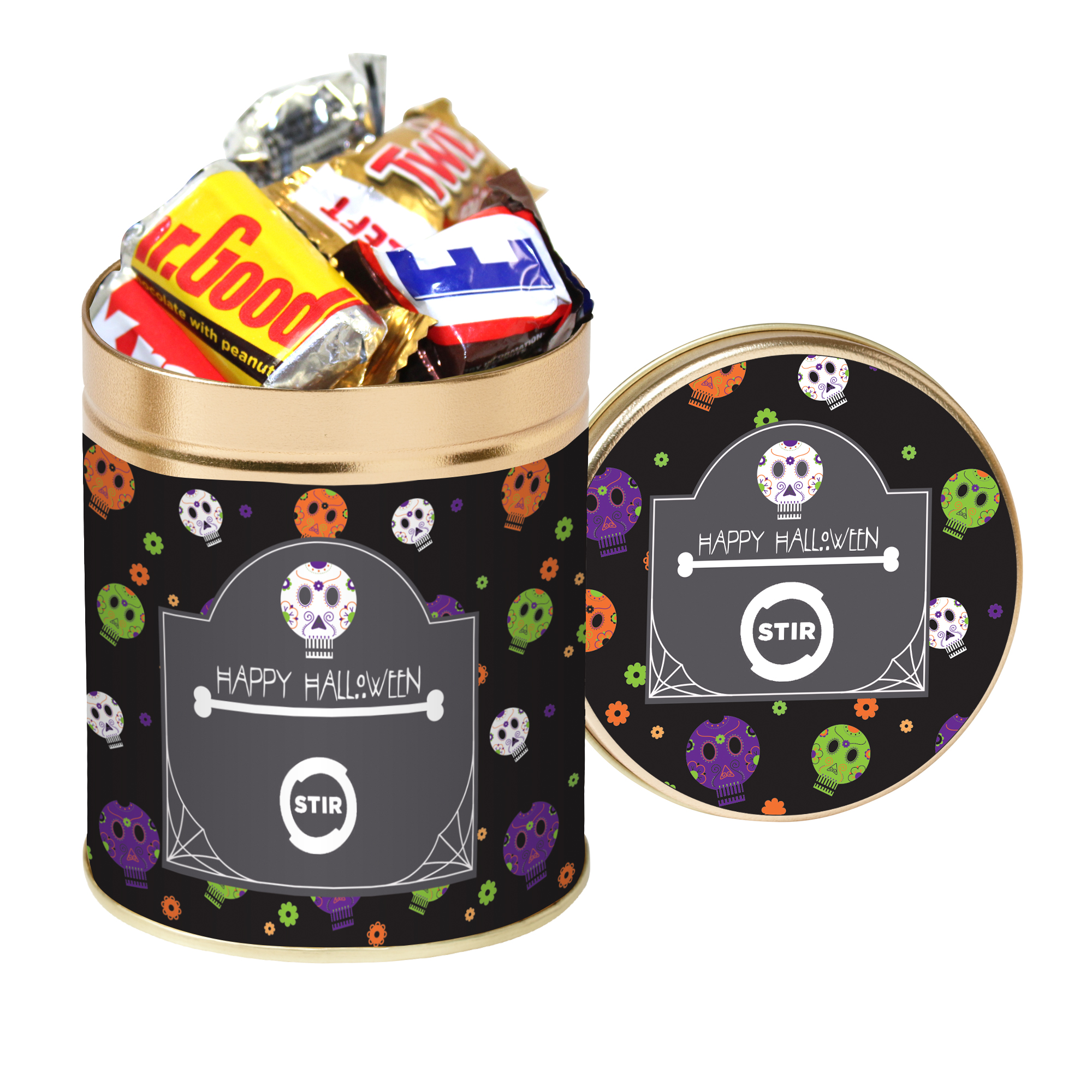 Halloween Candy Mix Tin - Custom Branded Promotional Food & Candy ...