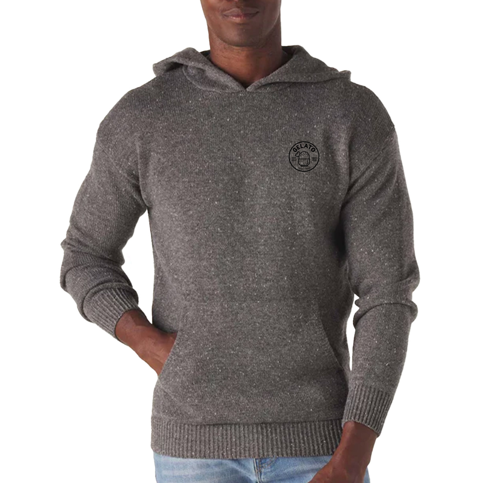 The Normal Brand Men's Seawool Nep Hoodie - Custom Branded Promotional ...