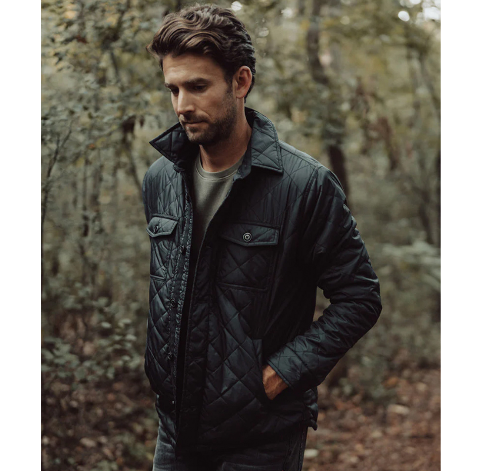 The Normal Brand Men's Quilted Sherpa Lined Jacket - Custom Branded ...